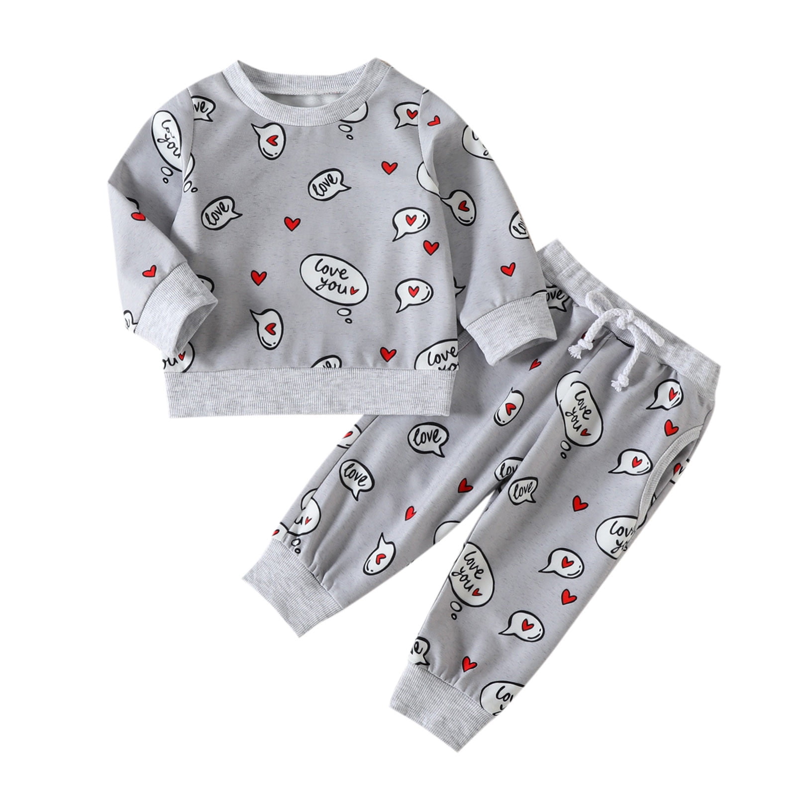 LNMQLPDBS Outfits for 1 Year Old Boy Baby Sweat Suit Bow Onesie Baby ...