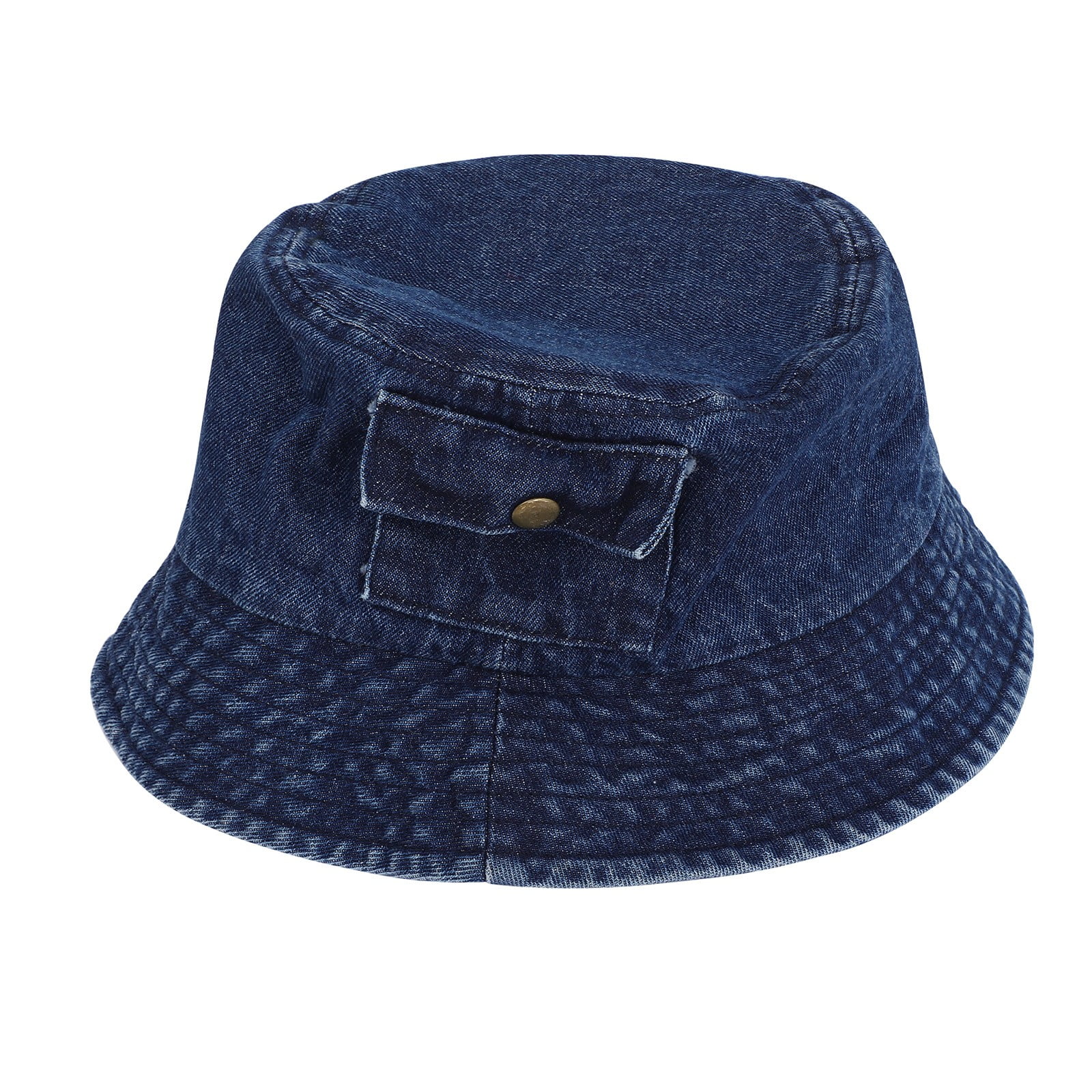 LNMQLPDBS Sun Hat for Baby Short Brim Trendy Denim Fisherman Hat with ...