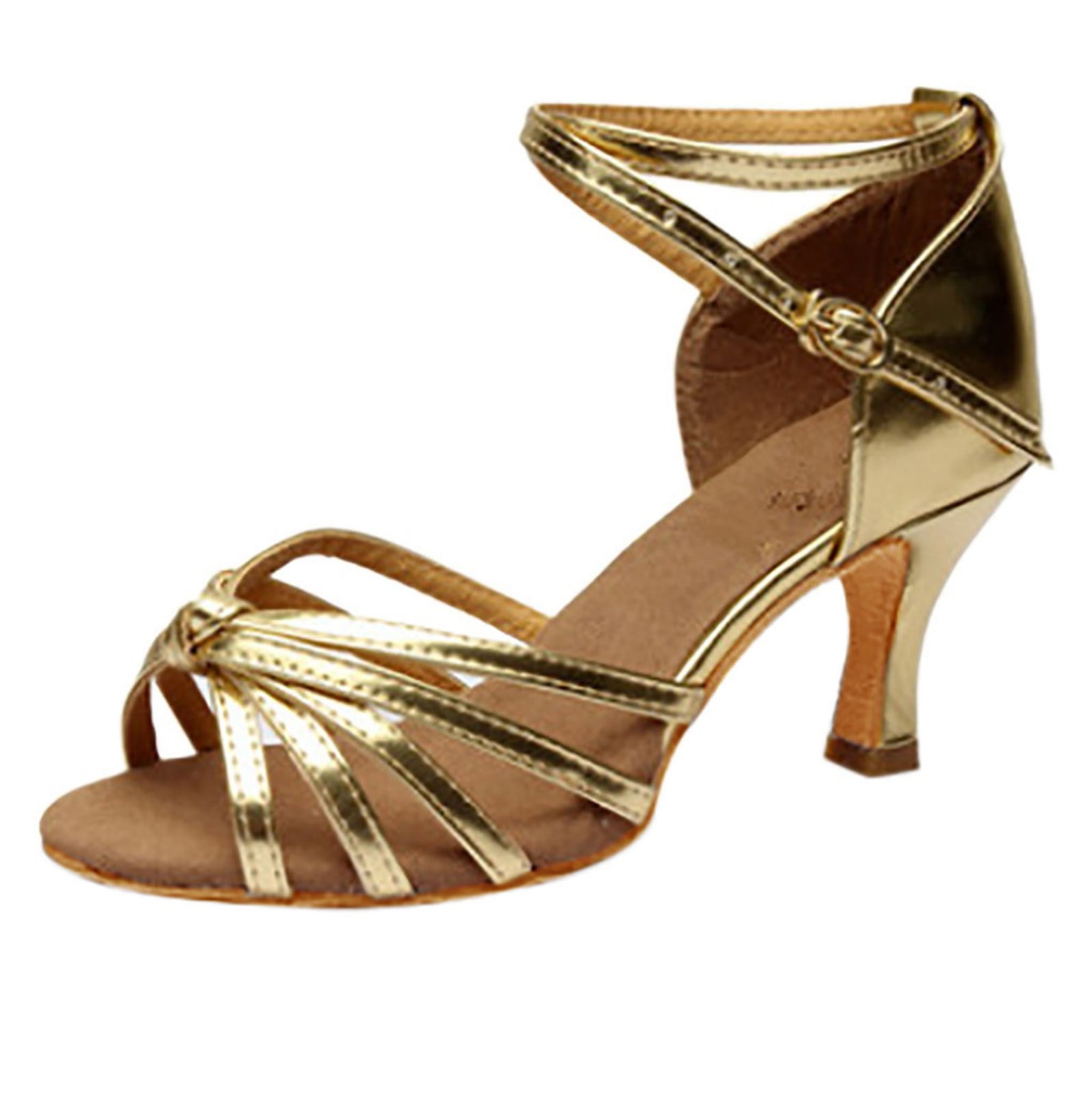 LNMQLPDBS Women's Latin Dance Shoes Satin Professional Ballroom Salsa ...