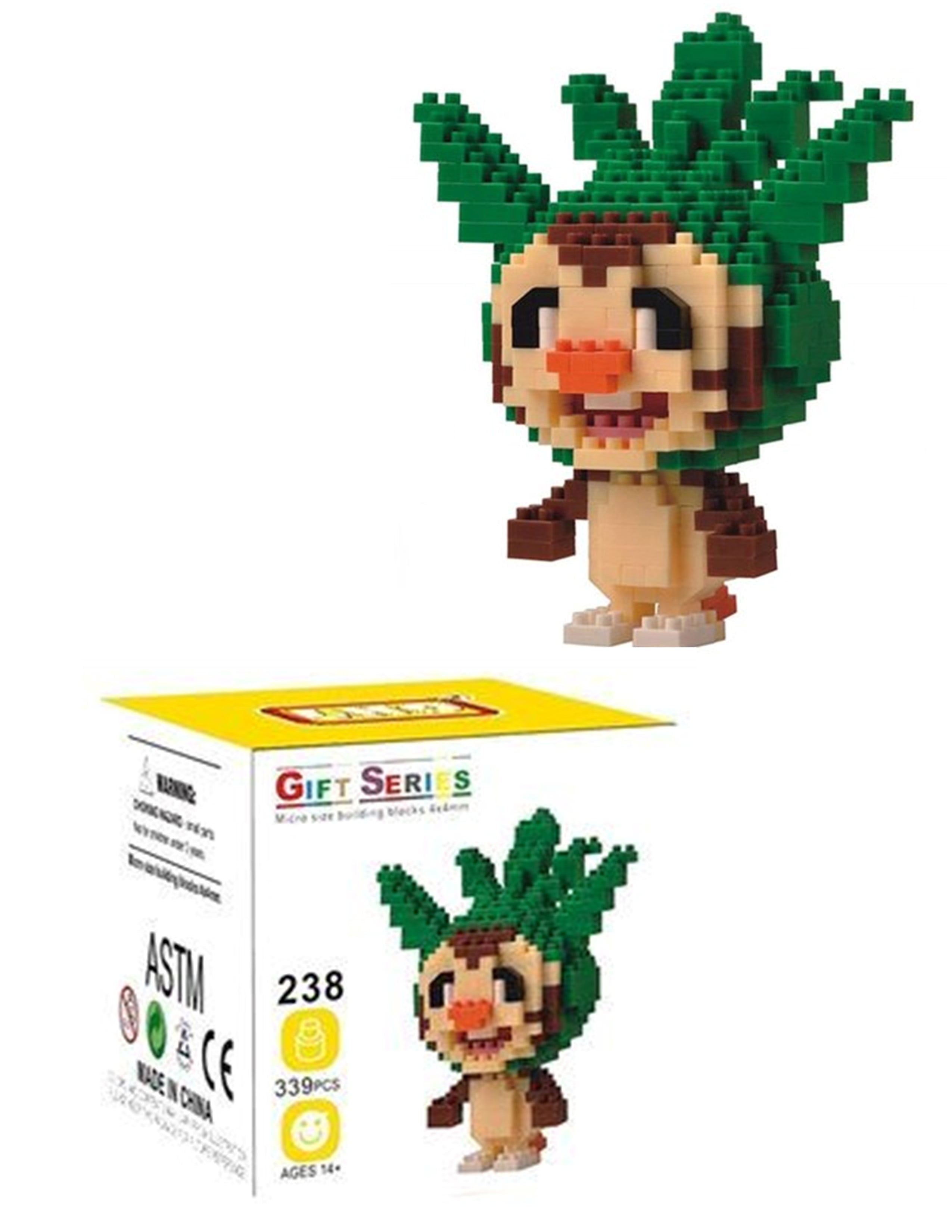 LNO Bricks Block building Serie Chespin Pikachu mini building Adult and ...