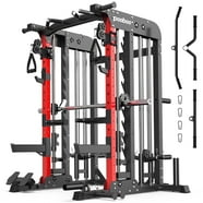 IdealHouse 2200LBS Smith Machine Home Gym, All-in-One Power Cage Squat ...