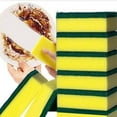 LNWAFD Non-Scratch Dish Sponge, Dual Sided Kitchen Sponges for Dishes ...