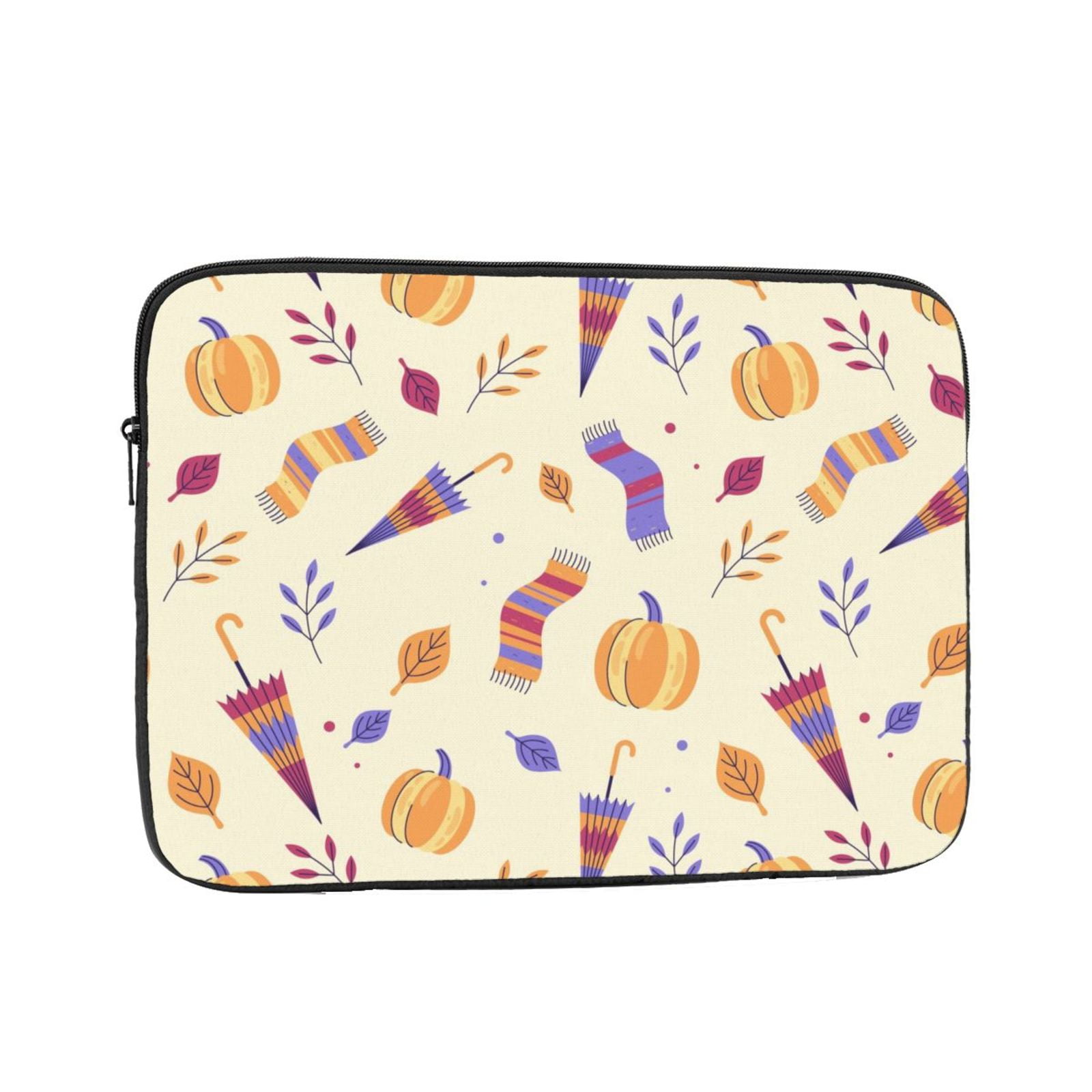 LNWH Autumn Foliage Umbrella Pumpkin Pattern Laptop Sleeve, Notebook ...