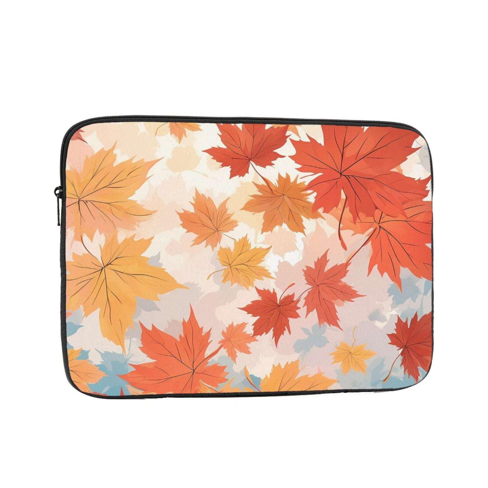LNWH Autumn Maple Leaves Modern Pattern Laptop Sleeve, Notebook ...