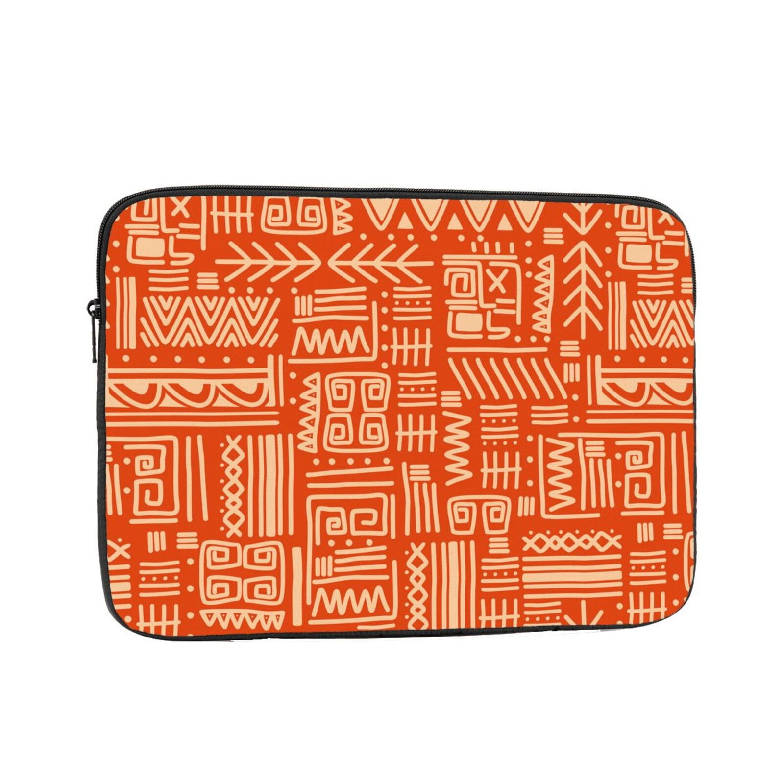 LNWH Aztec Orange Stripes Pattern Laptop Sleeve, Notebook Computer ...