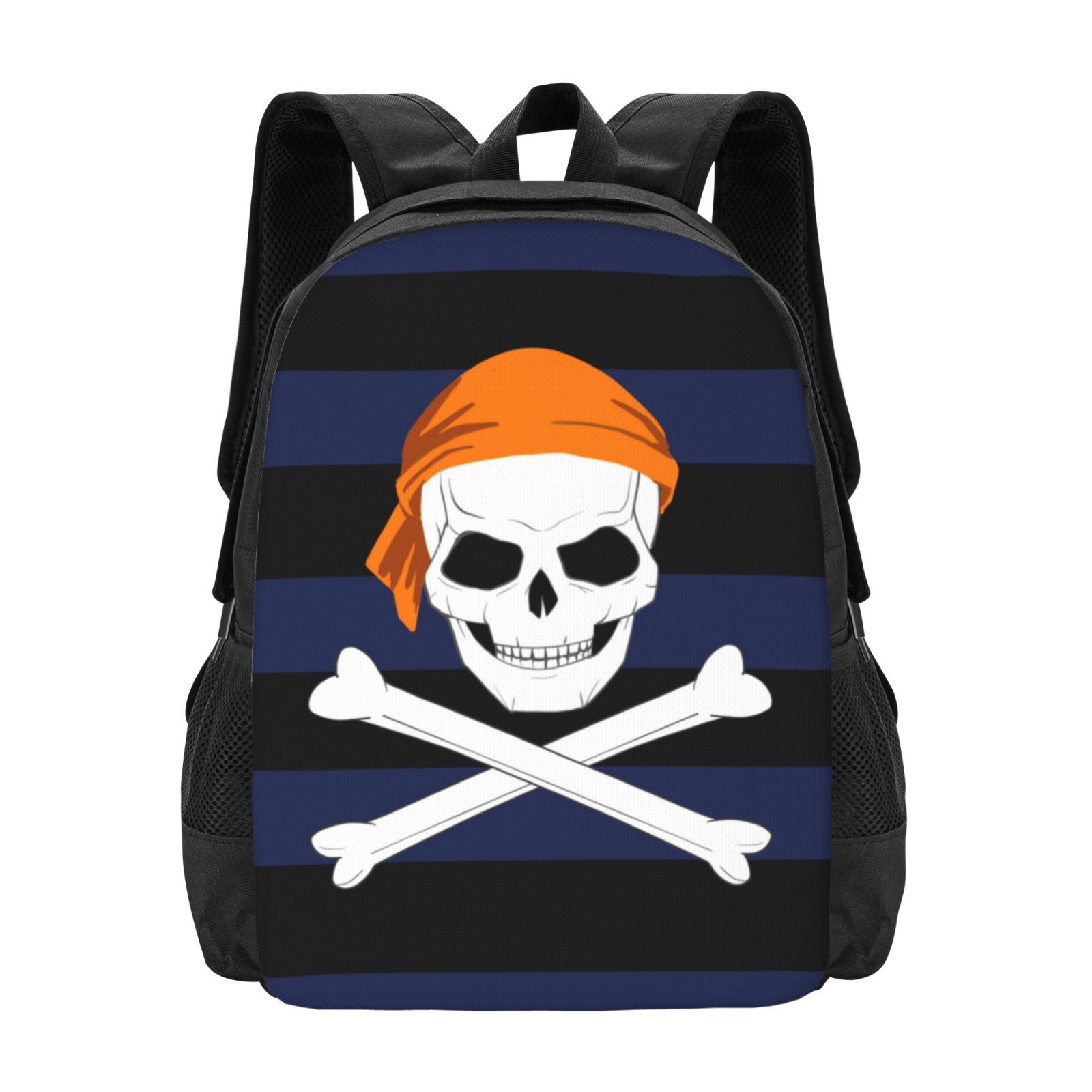 LNWH Backpack, Pirate Sailor Skeleton Pattern Casual Backpack Outdoor ...