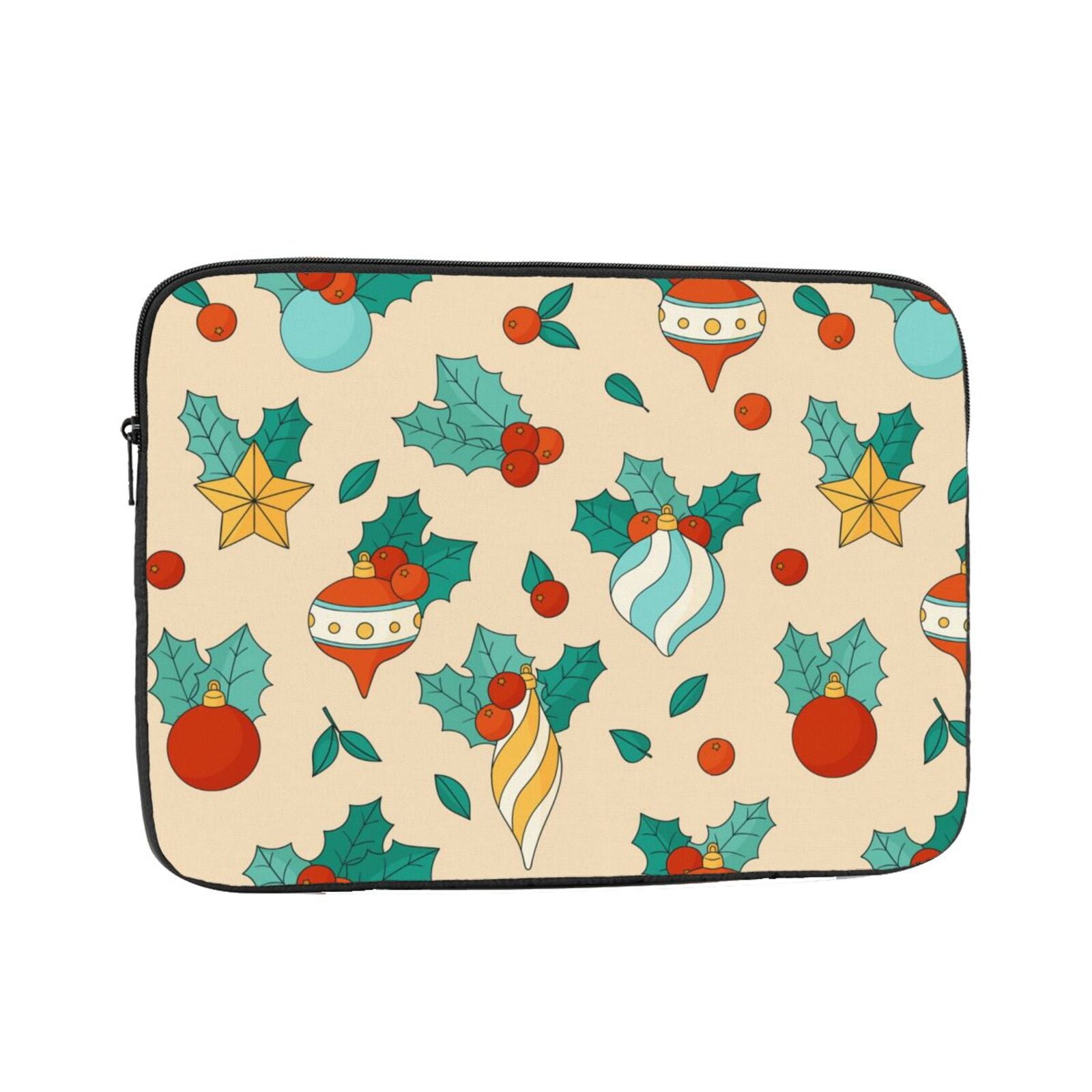 LNWH Christmas Nativity Leaf Celebration Pattern Laptop Sleeve ...