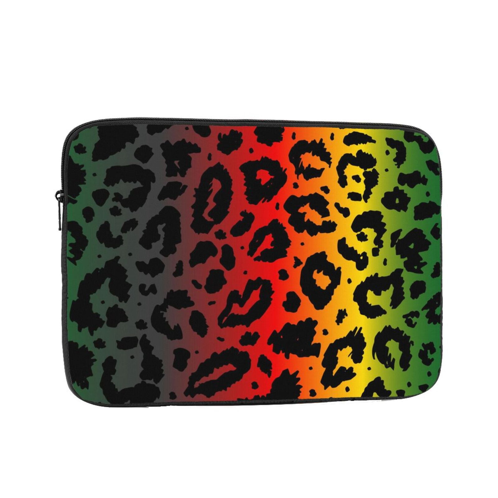 LNWH Colored Leopard Print Animal Pattern Laptop Sleeve, Notebook ...