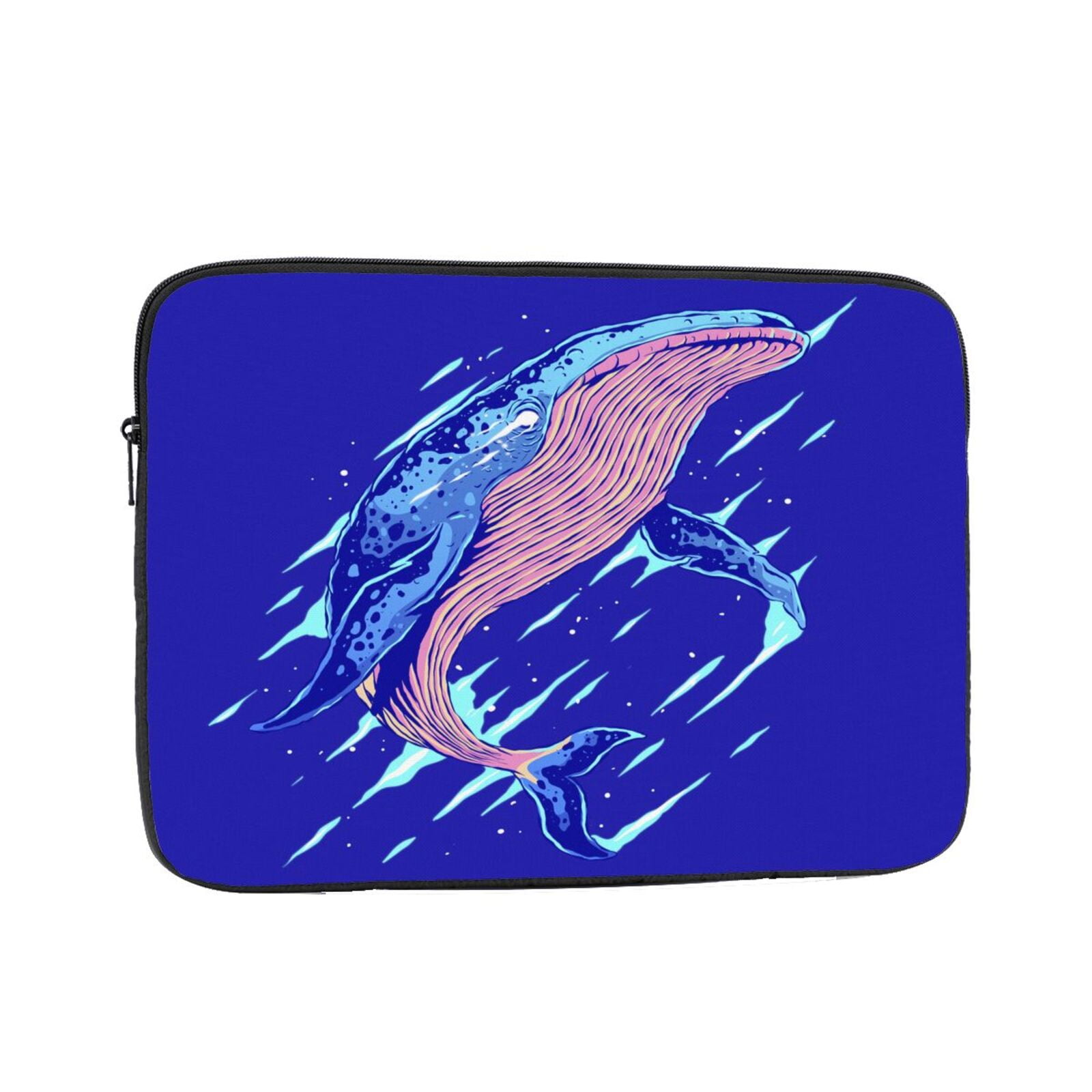 LNWH Colorful Abstract Whale Pattern Laptop Sleeve, Notebook Computer ...