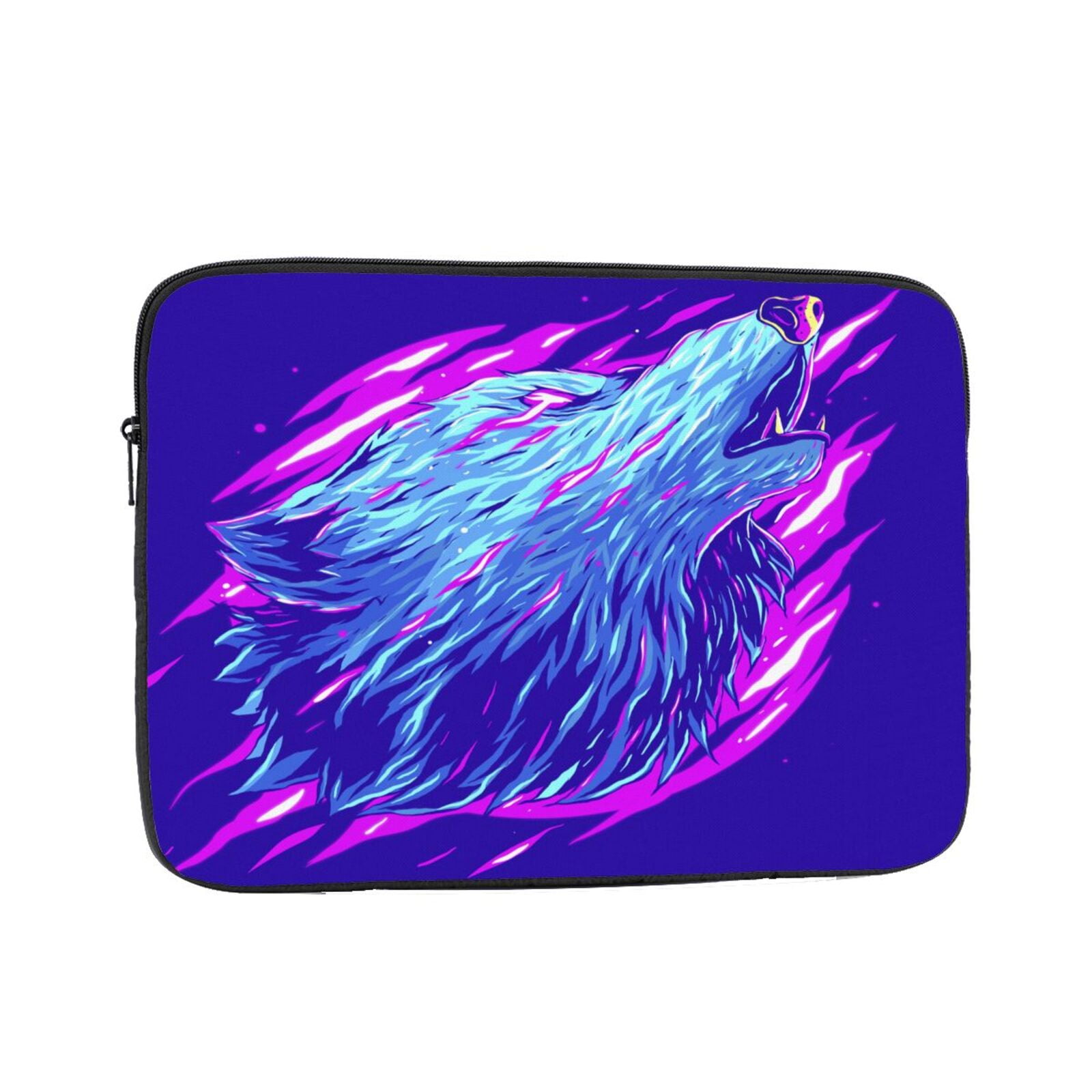 LNWH Colorful Abstract Wolf Pattern Laptop Sleeve, Notebook Computer ...
