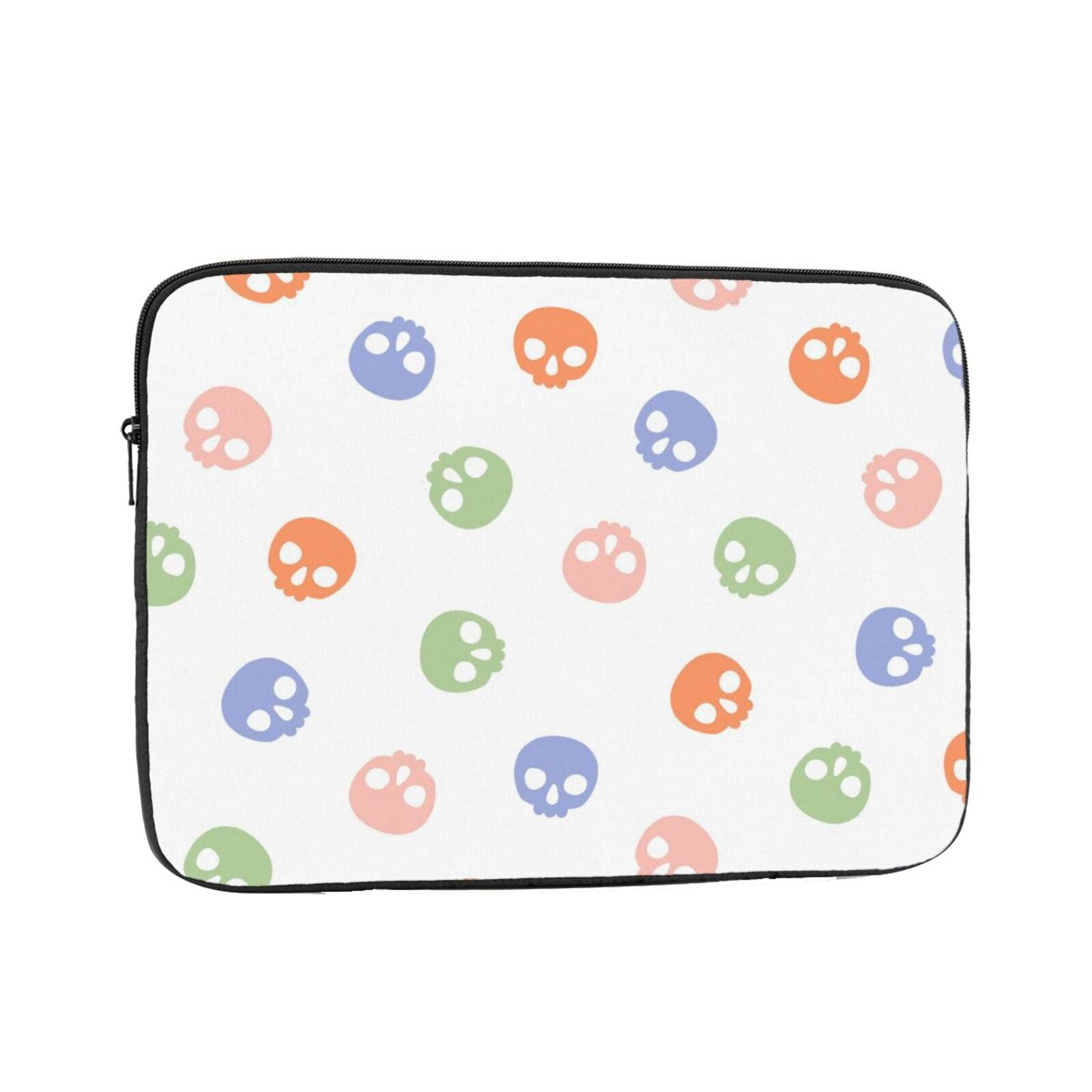 LNWH Colorful Halloween Skull Pattern Laptop Sleeve, Notebook Computer ...