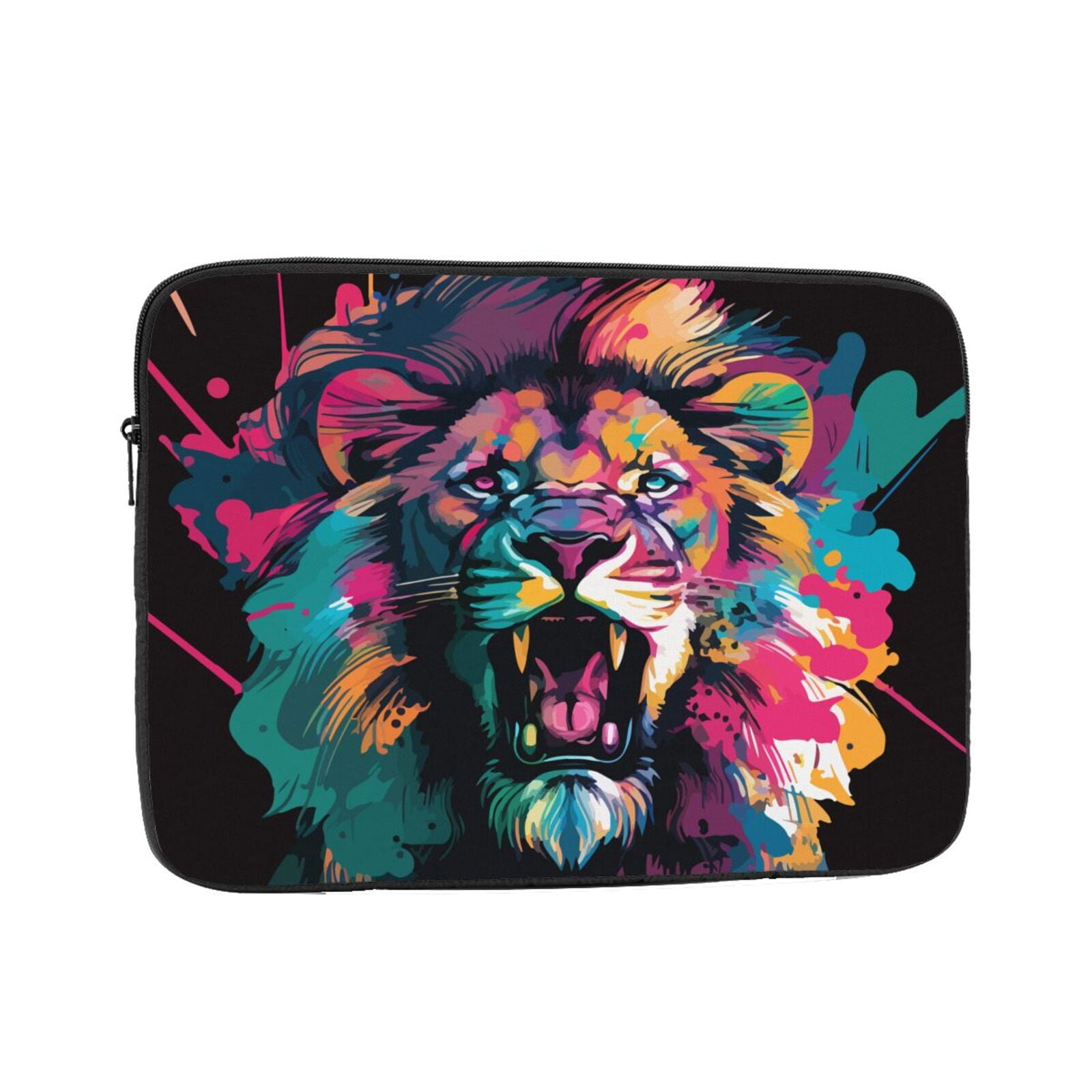 LNWH Colorful LIon Vector Art Pattern Laptop Sleeve, Notebook Computer ...