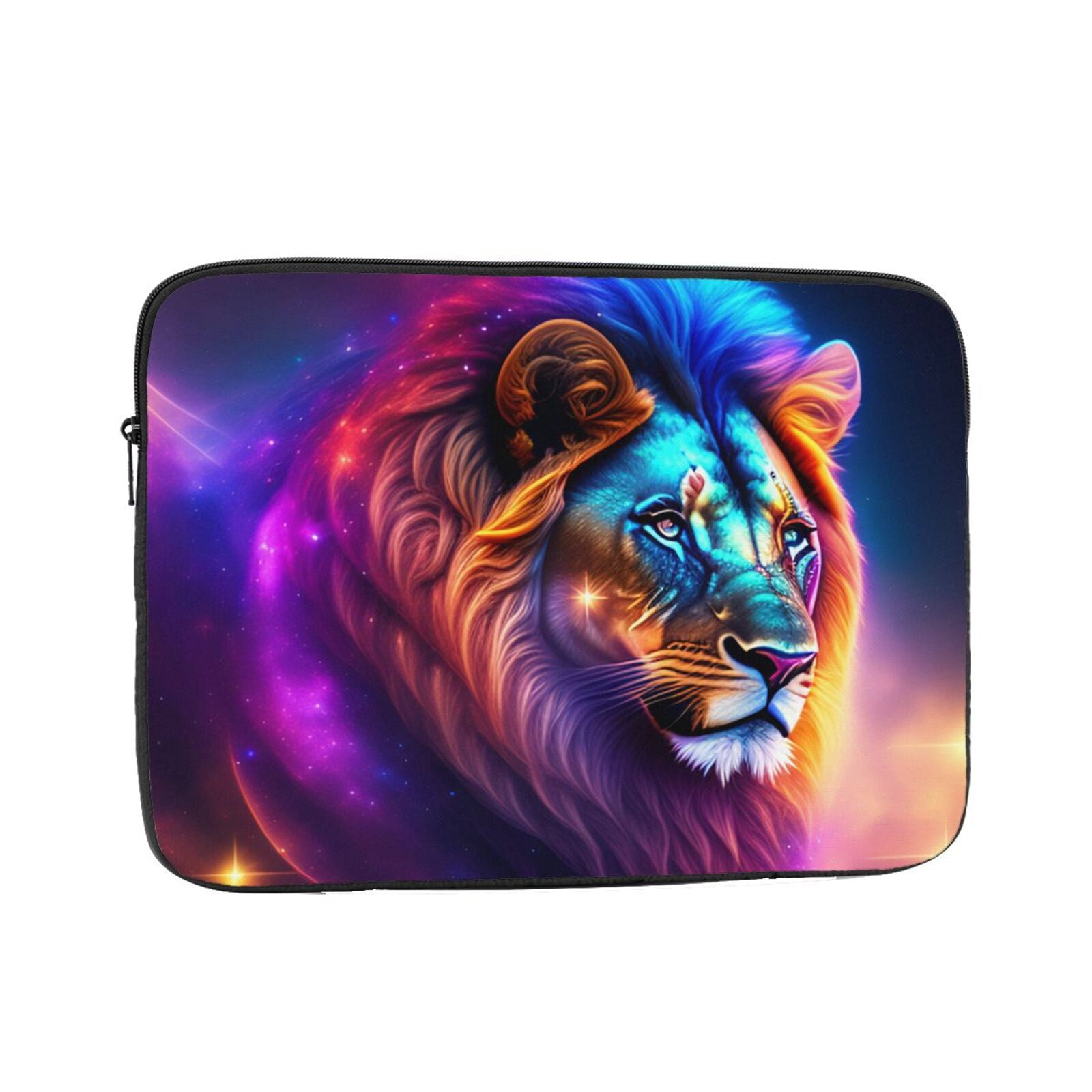 LNWH Colorful Purple Lion Pattern Laptop Sleeve, Notebook Computer ...