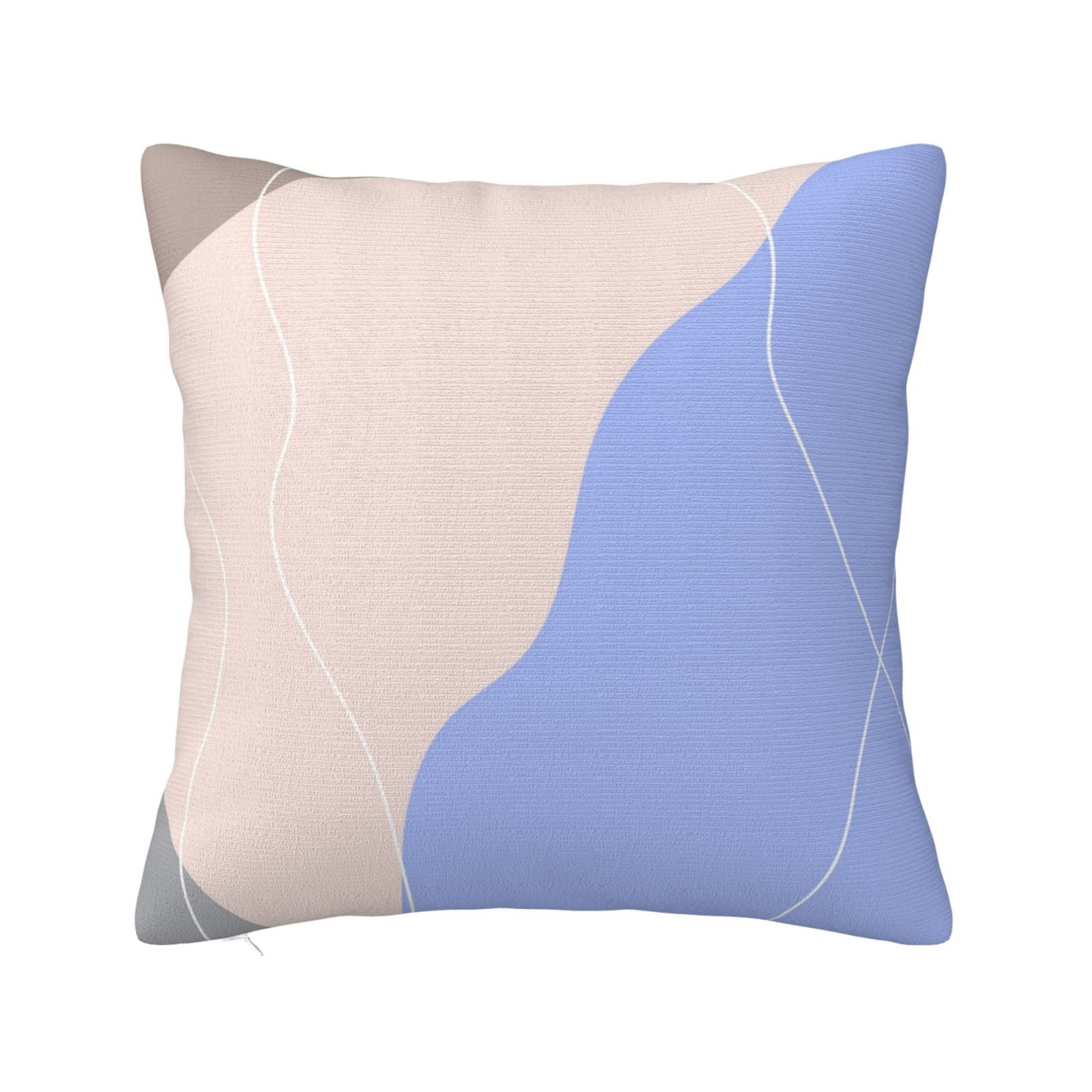 LNWH Decorative Pillow Covers, Boho Pastel Art Square Sofa Decorative ...