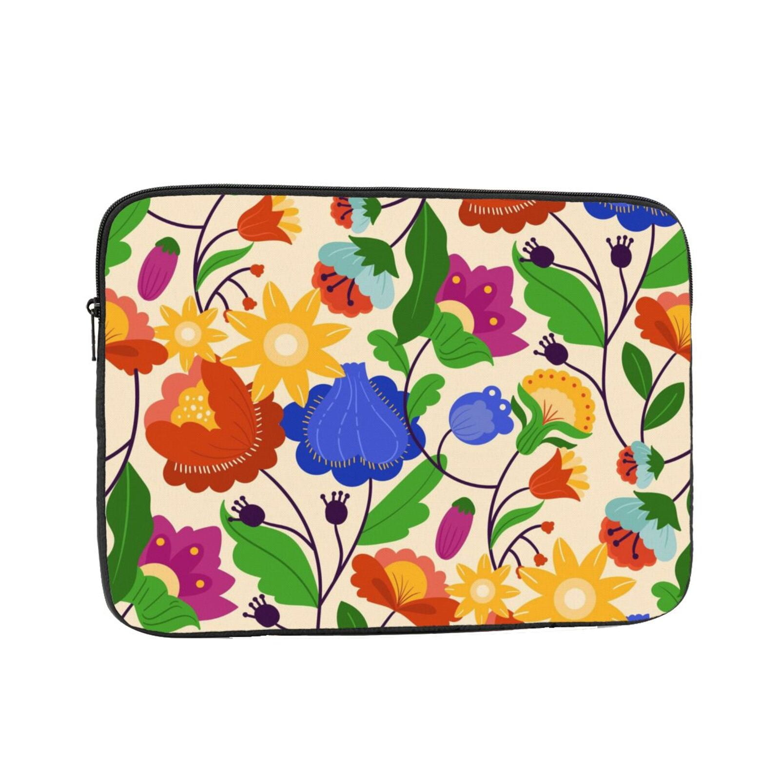 Lnwh Exotic Hawaiian Palm Floral Pattern Laptop Sleeve Notebook