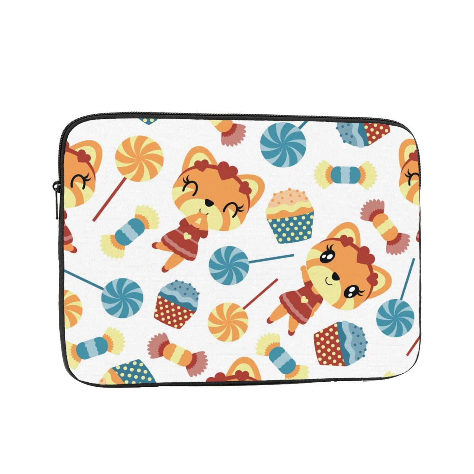 LNWH Fox Girl Candies Cartoon Pattern Laptop Sleeve, Notebook Computer ...
