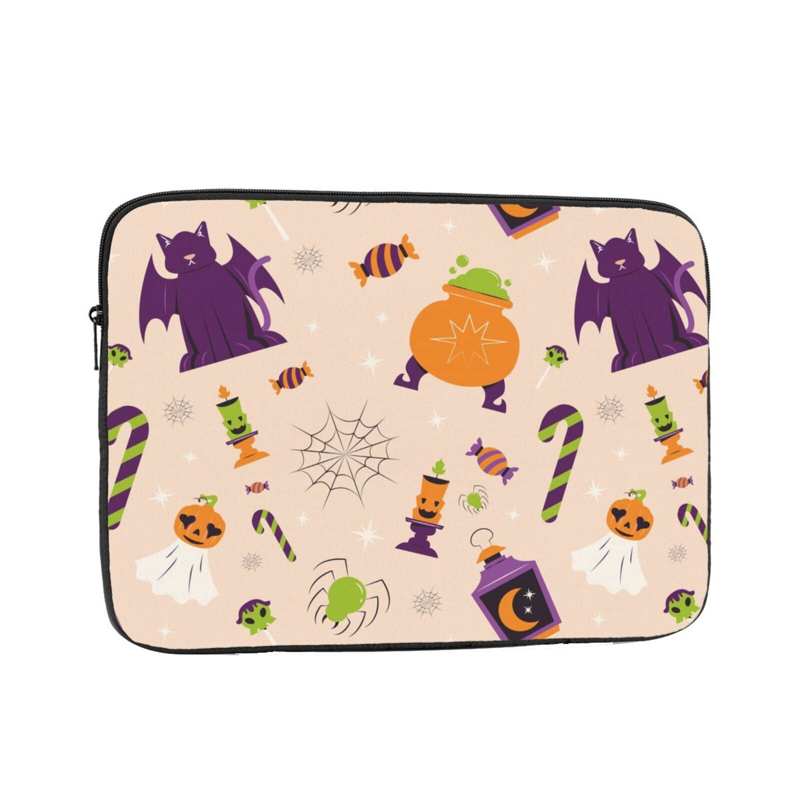 LNWH Halloween Season Spooky Celebration Pattern Laptop Sleeve ...