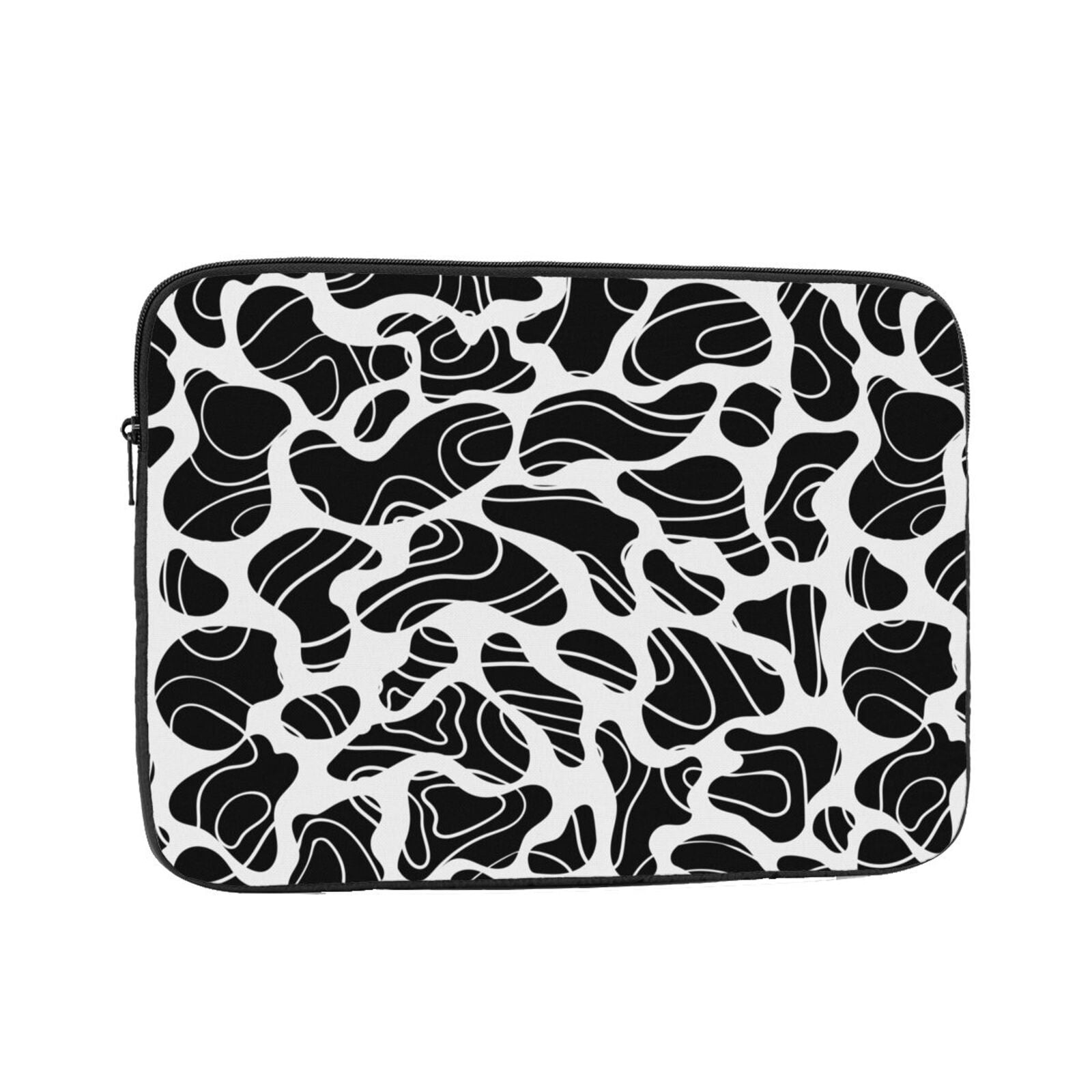 LNWH Hand Drawn Black Spots Pattern Laptop Sleeve, Notebook Computer ...