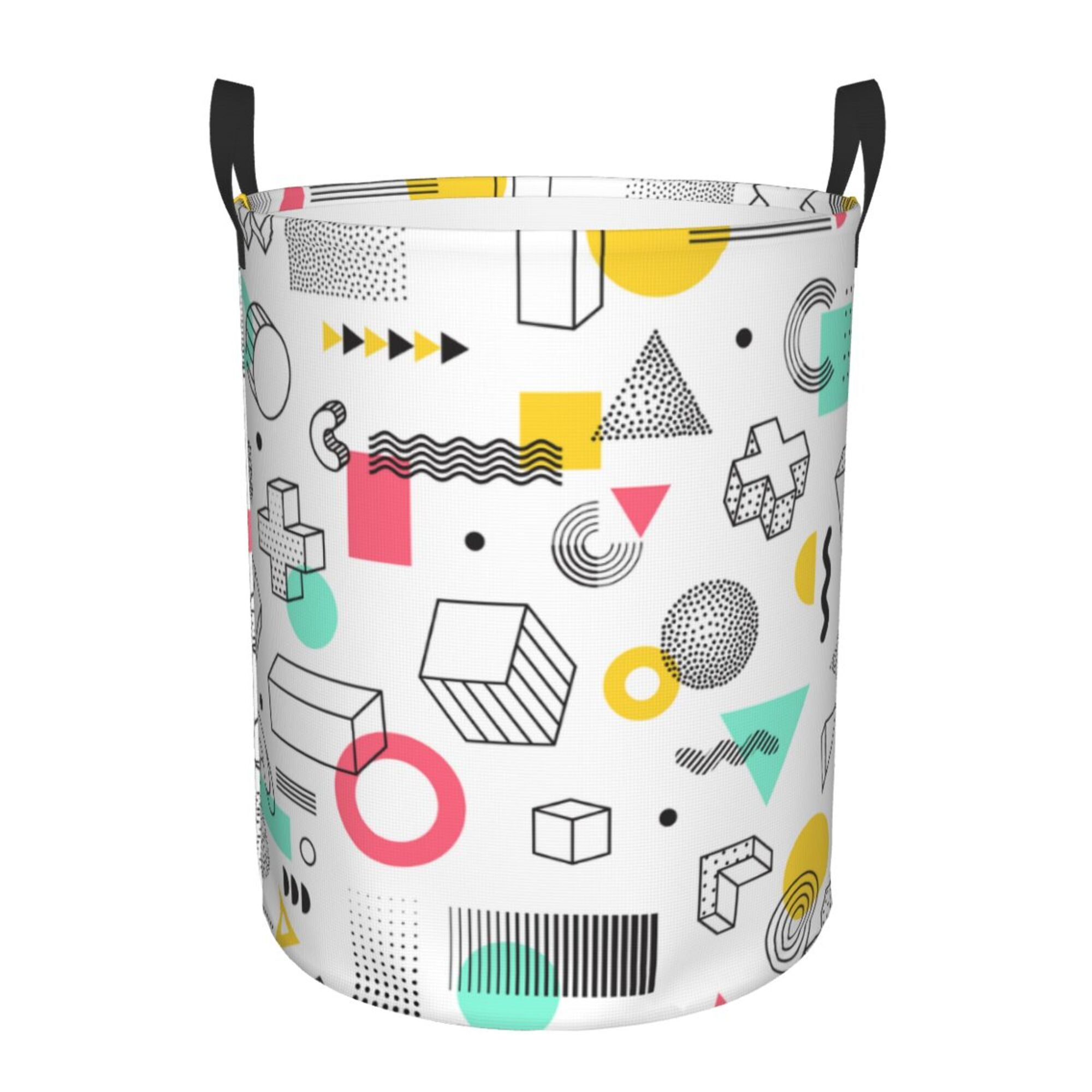 LNWH Laundry Basket, Abstract Cartoon Graffiti Pattern Foldable Laundry ...