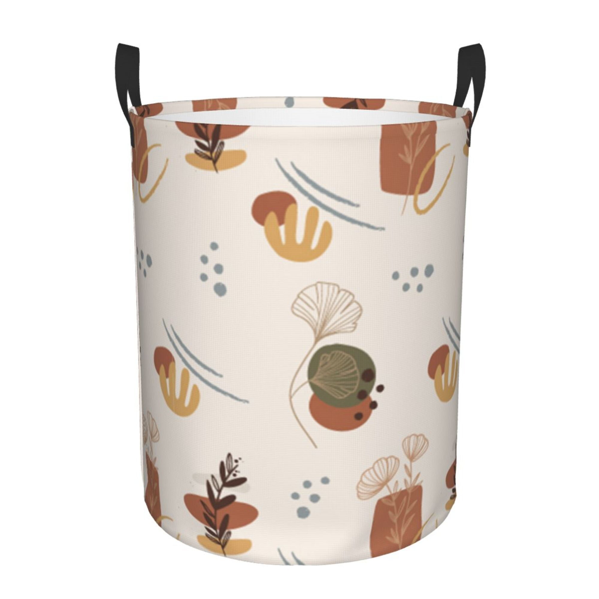 LNWH Laundry Basket, Hand Drawn Boho Design Pattern Foldable Laundry ...