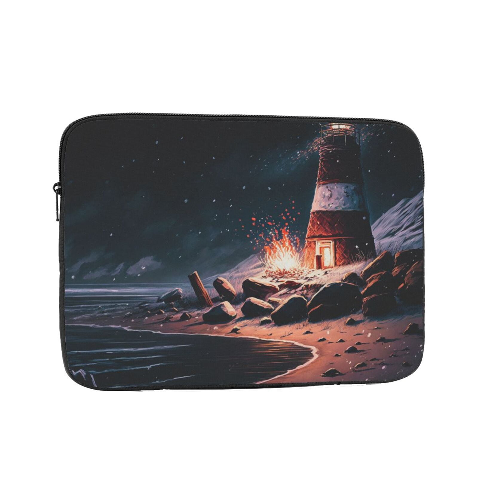 LNWH Lighthouse Hand Drawing Pattern Laptop Sleeve, Notebook Computer ...