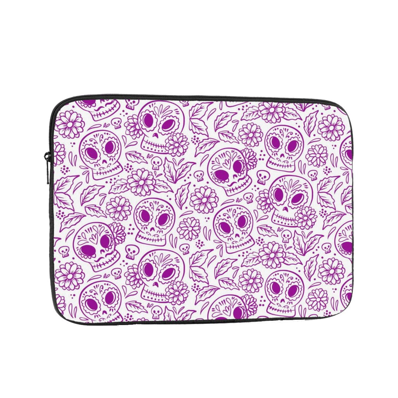LNWH Mexico Gothic Floral Dead Pattern Laptop Sleeve, Notebook Computer ...