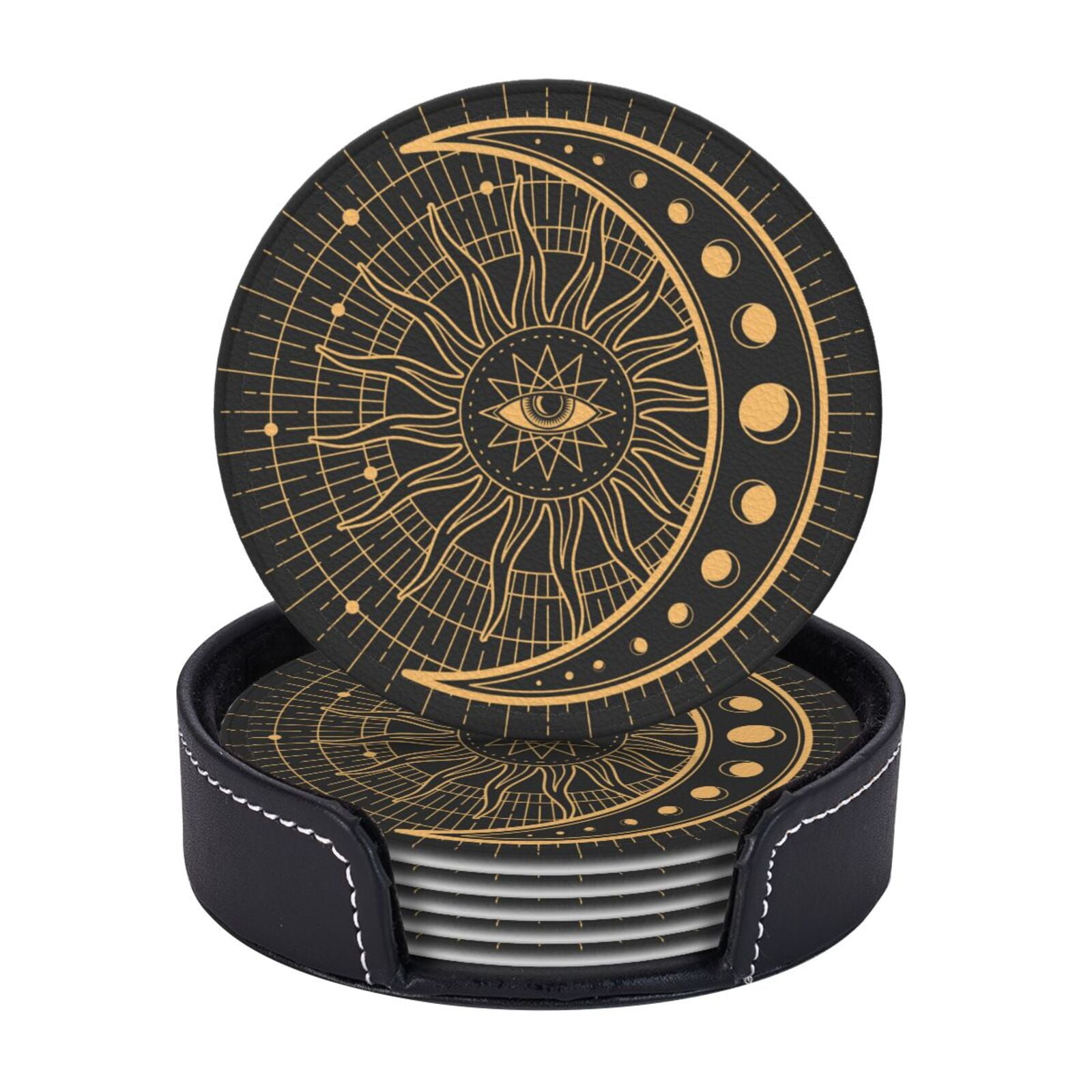 LNWH Non-Slip Decorative Drink Coasters, Ancient Egypt Magic Circle ...