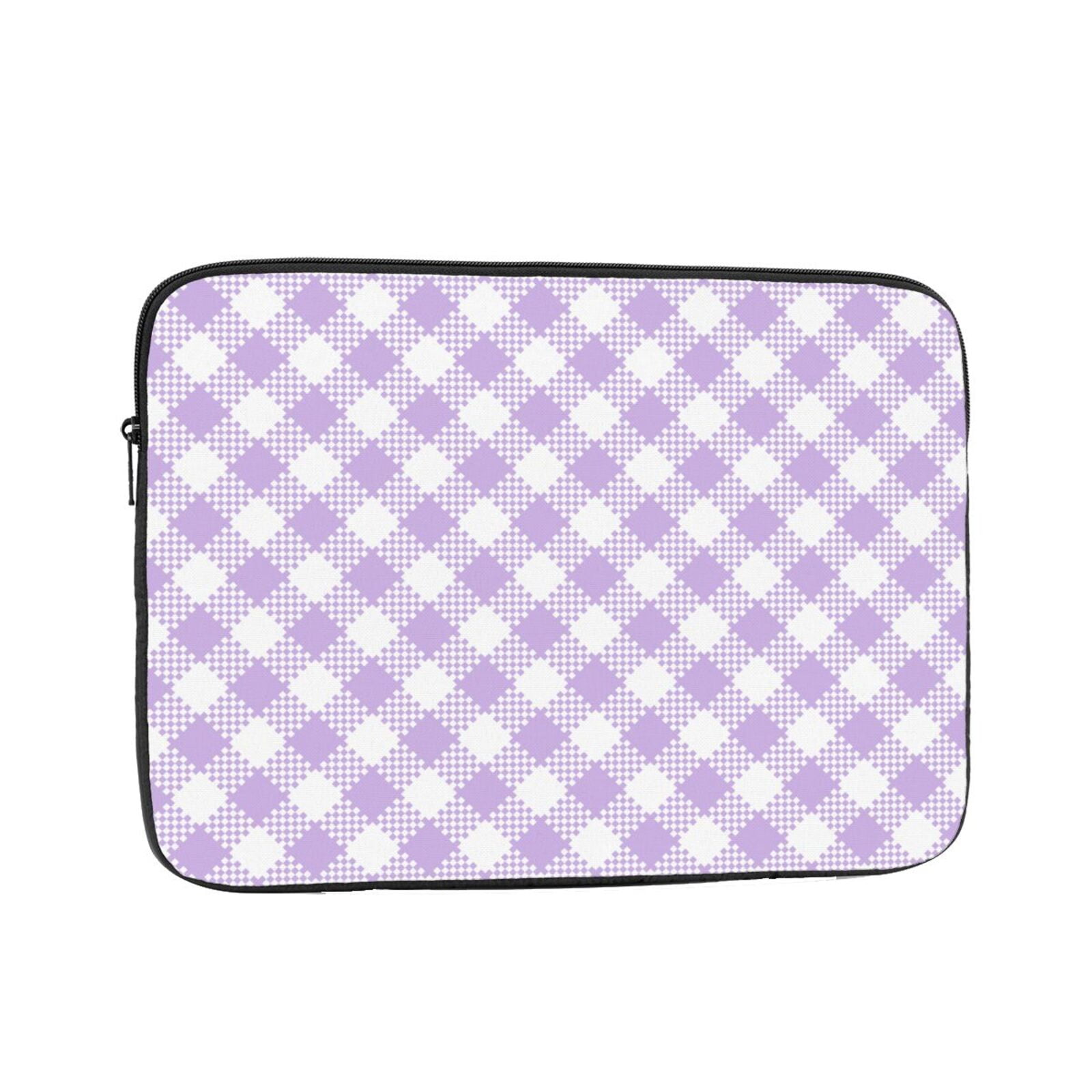 LNWH Purple Abstract Plaid Texture Pattern Laptop Sleeve, Notebook ...