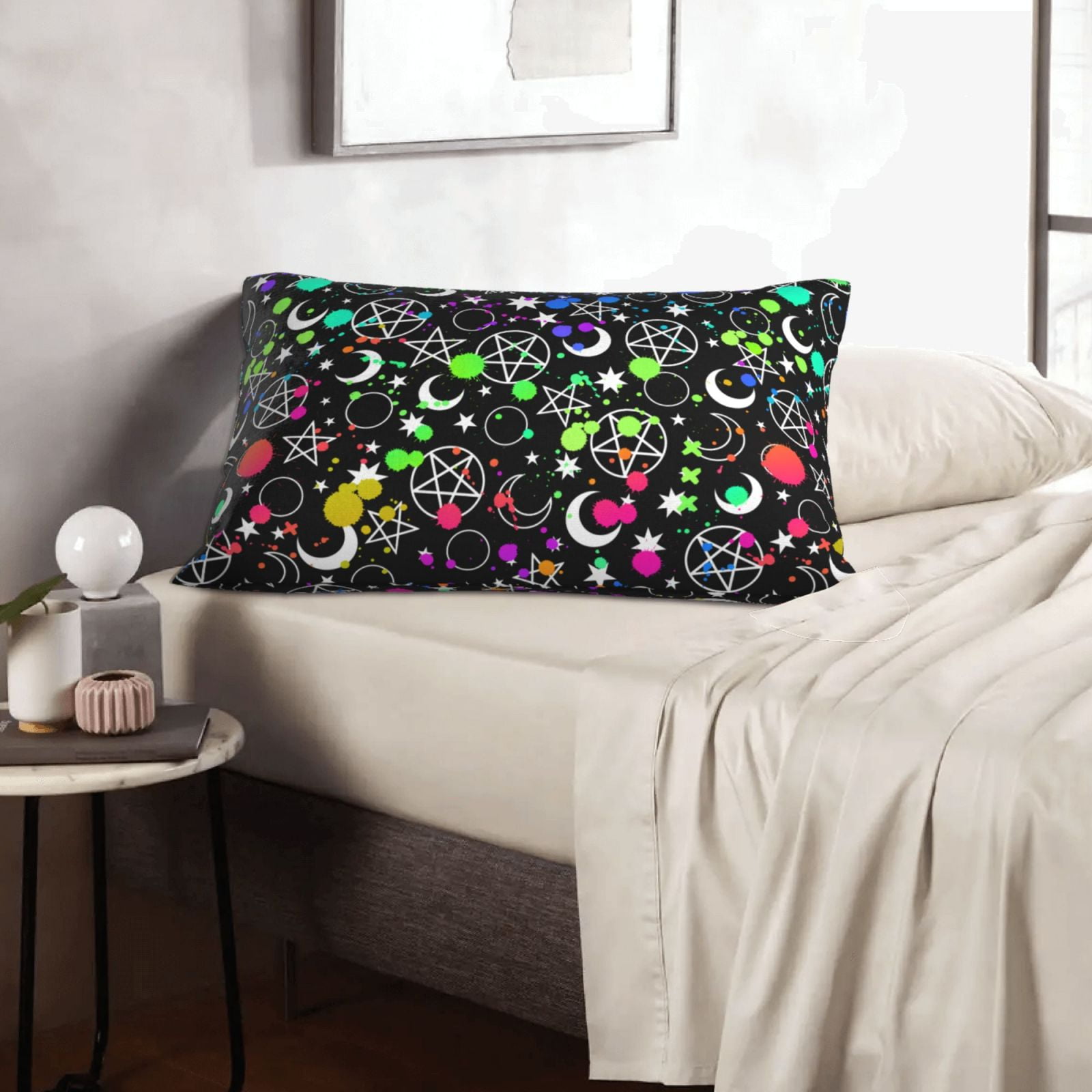 LNWH Rectangle Pillow Cover, Mystical Esoteric Magic Symbols Art ...