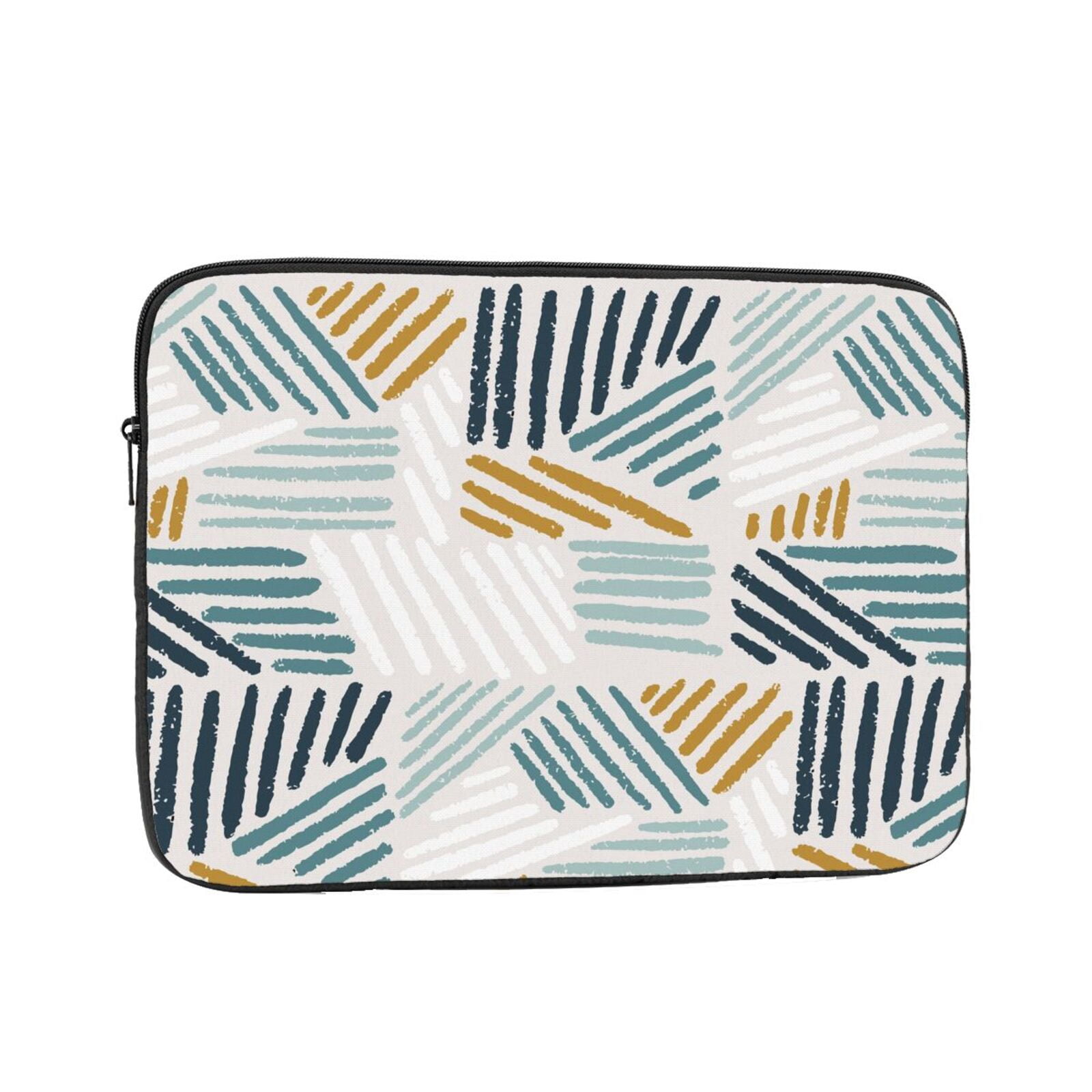 LNWH Retro Geometry Line Texture Pattern Laptop Sleeve, Notebook ...