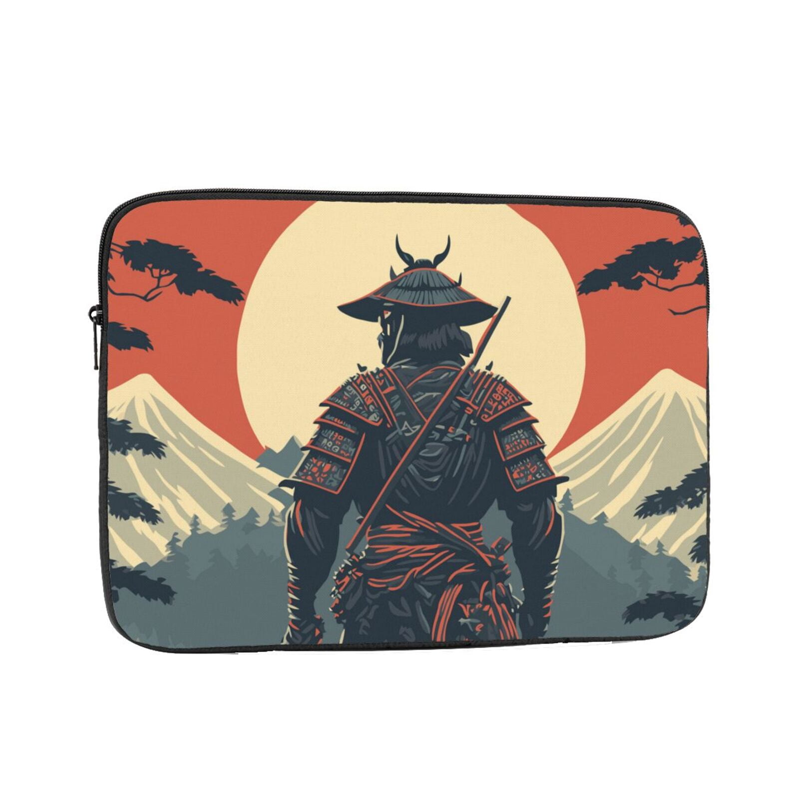 LNWH Samurai Sunset Pattern Laptop Sleeve, Notebook Computer Pocket ...