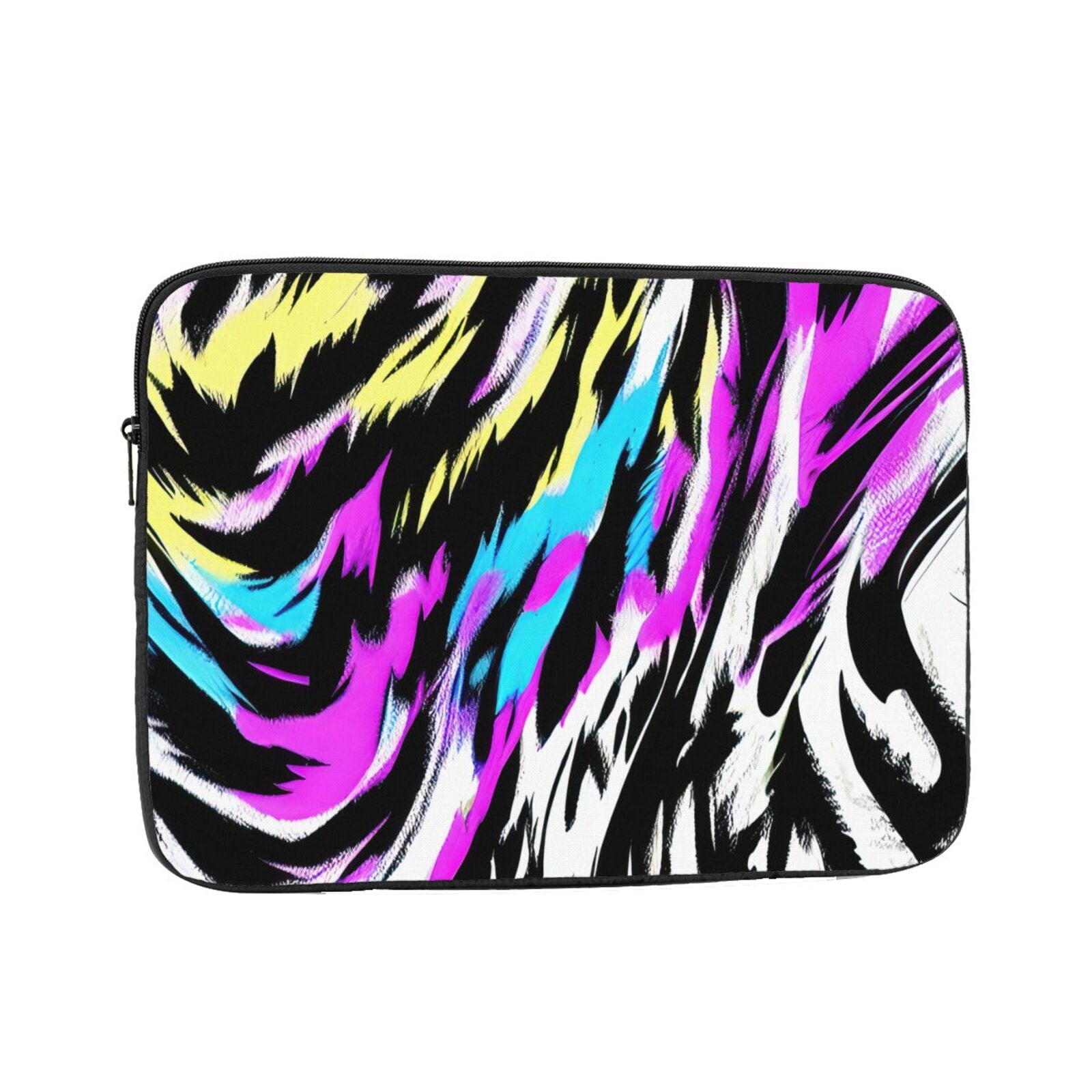 LNWH Vibrant Splash Abstract Tiger Pattern Laptop Sleeve, Notebook ...