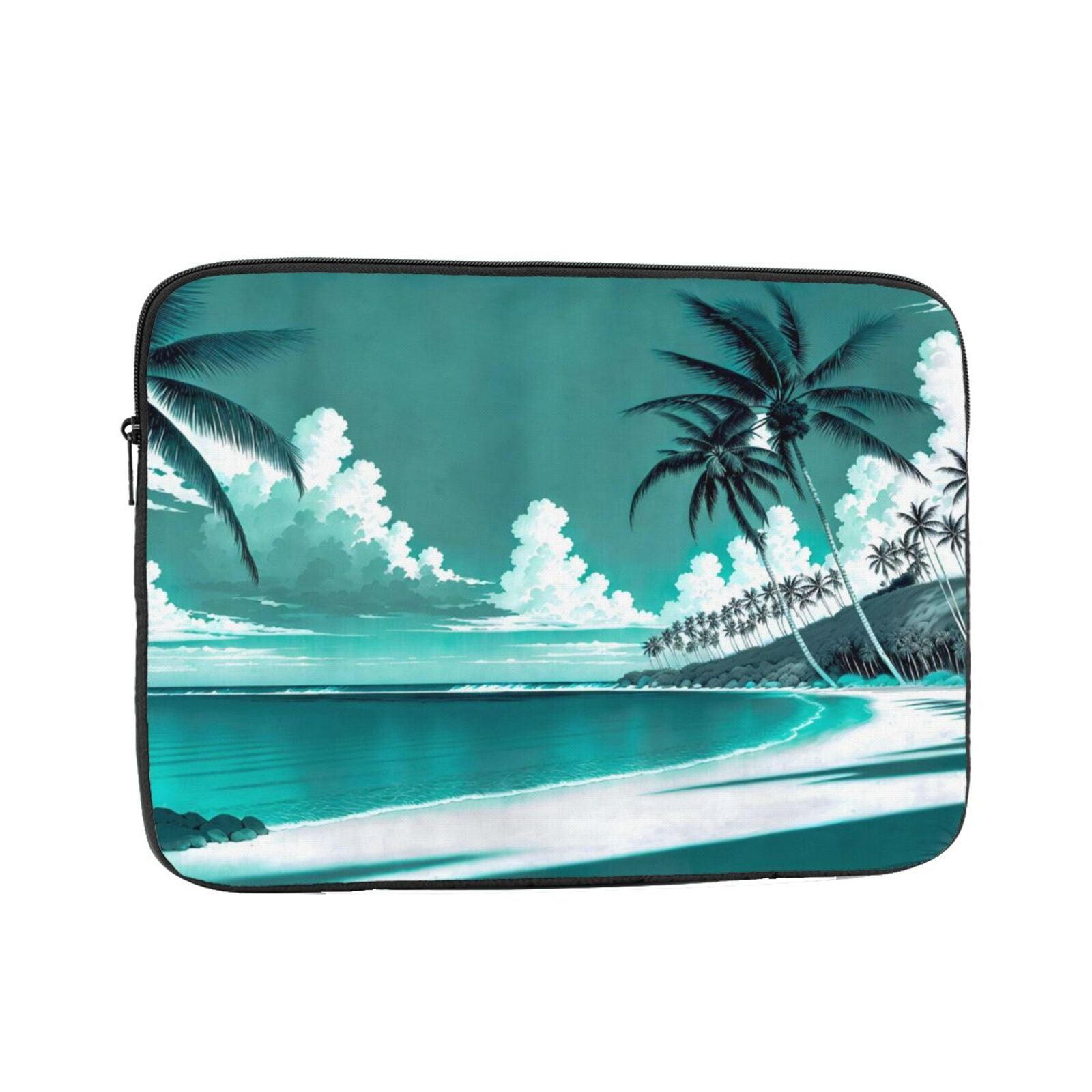 LNWH Vintage Beach Landscape Pattern Laptop Sleeve, Notebook Computer ...