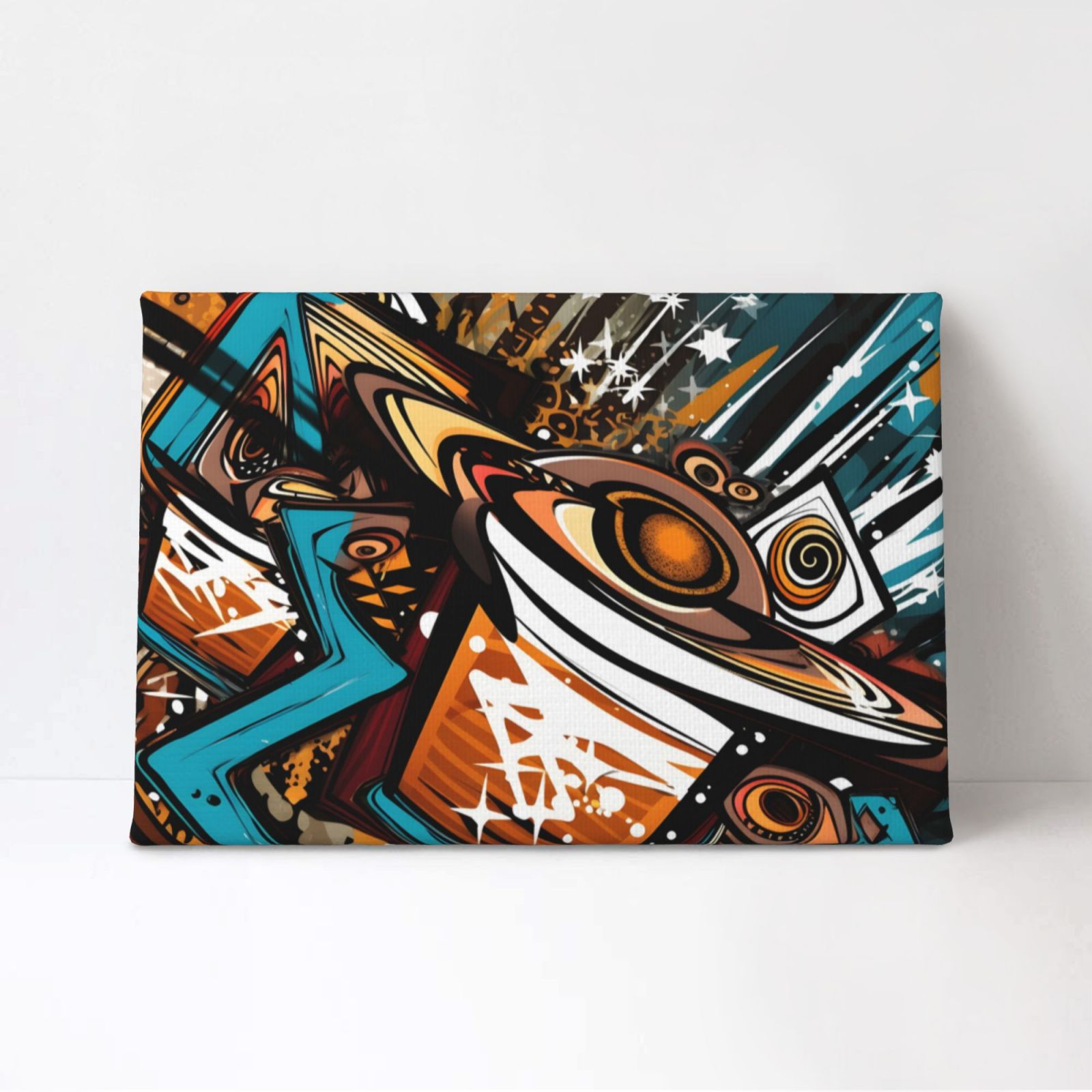 LNWH Wall Art Prints, Street Art Abstract Background Pattern Canvas ...