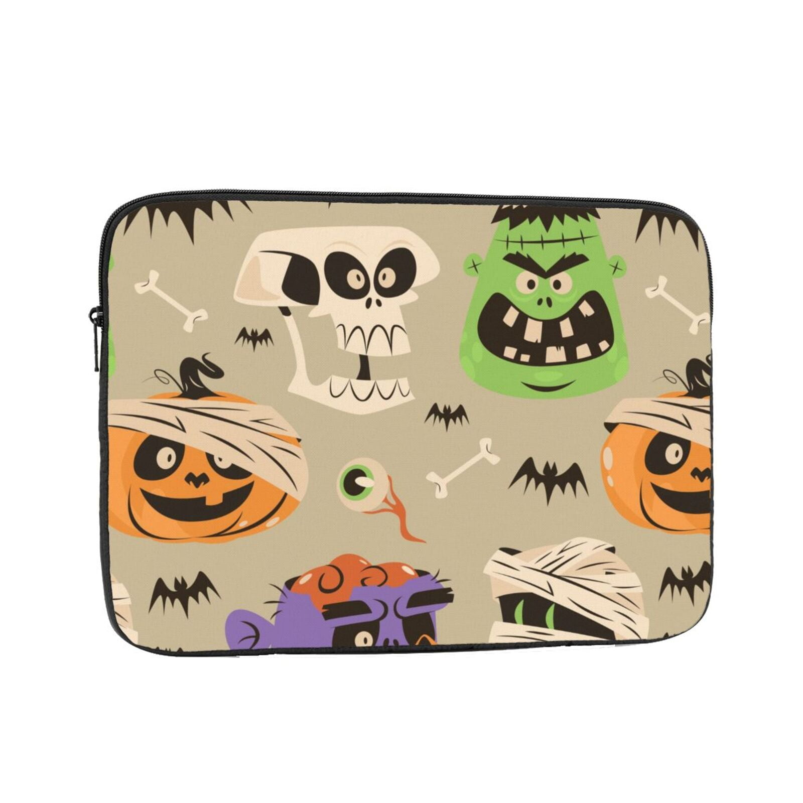 LNWH Wounded Pumpkin Ghost Monster Pattern Laptop Sleeve, Notebook ...
