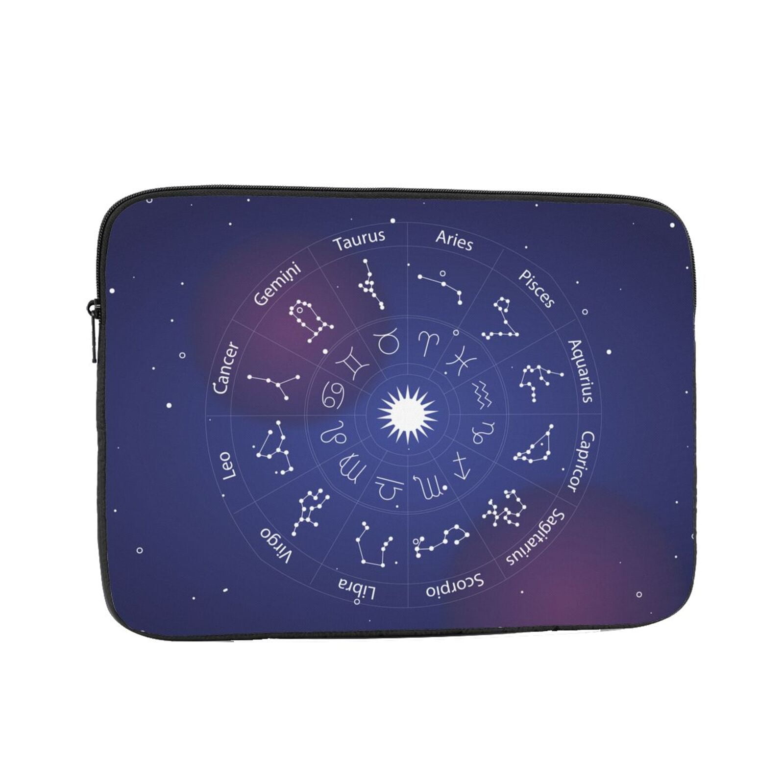 LNWH Zodiac Symbols Pattern Laptop Sleeve, Notebook Computer Pocket ...