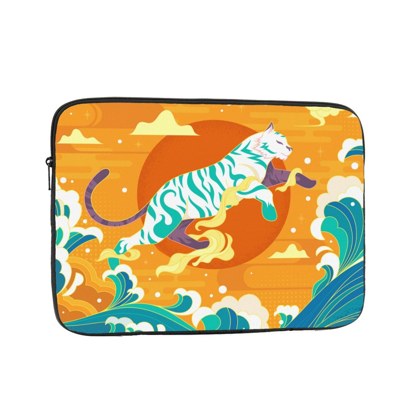 LNWH Zodiac Tiger Animal Pattern Laptop Sleeve, Notebook Computer ...
