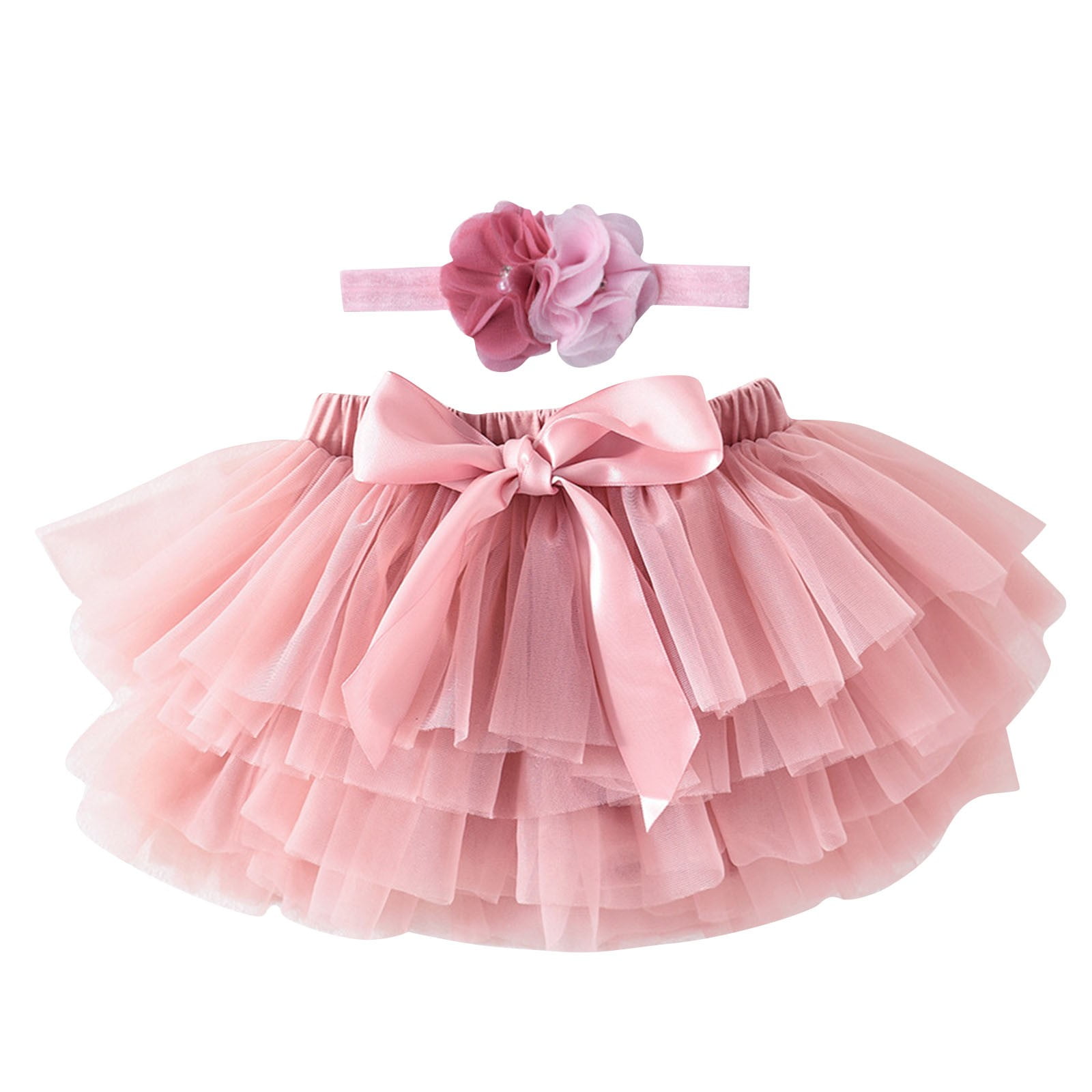 LNWUY Baby Girl Tutu Skirt with Diaper Cover Toddler Girls Tulle ...