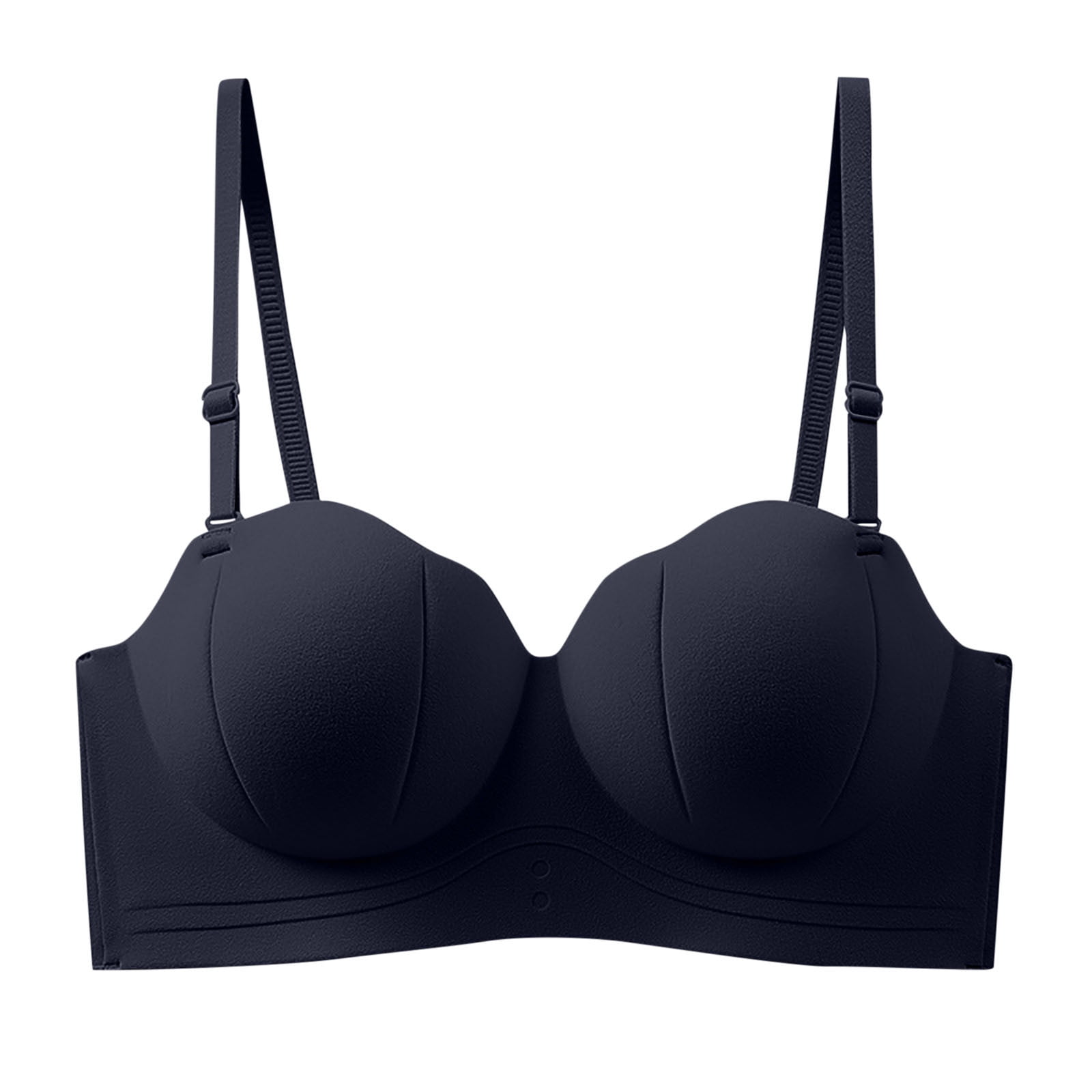 LNWUY Bras for Women Solid Color No Underwire Push Up Bra Wireless Soft ...