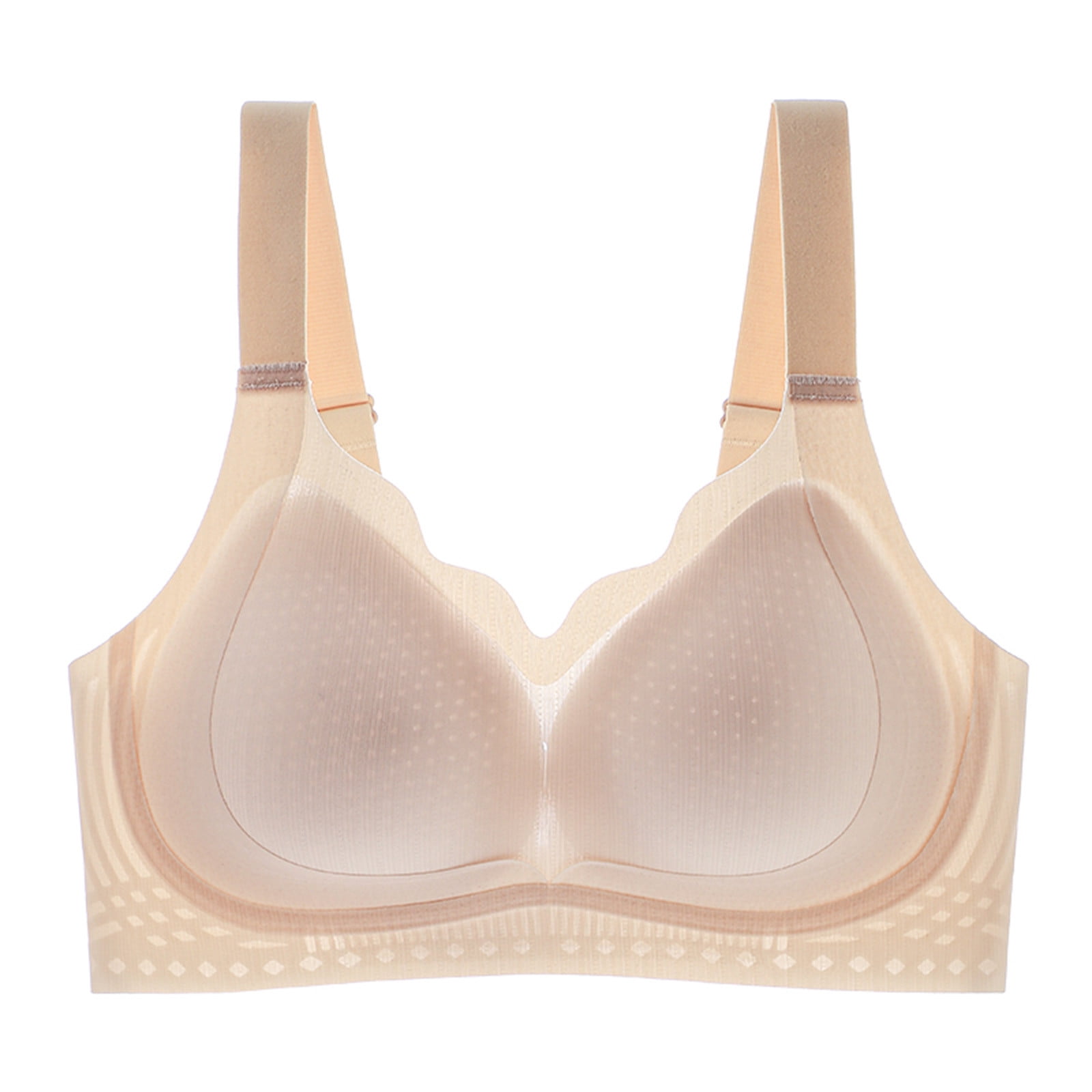 LNWUY Full Coverage Padded Minimizer Bras Wireless Back Smoothing ...