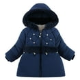 LNWUY Girls Winter Clothes Plus Velvet Thickened Fashionable Middle And Large Children's Medium ...