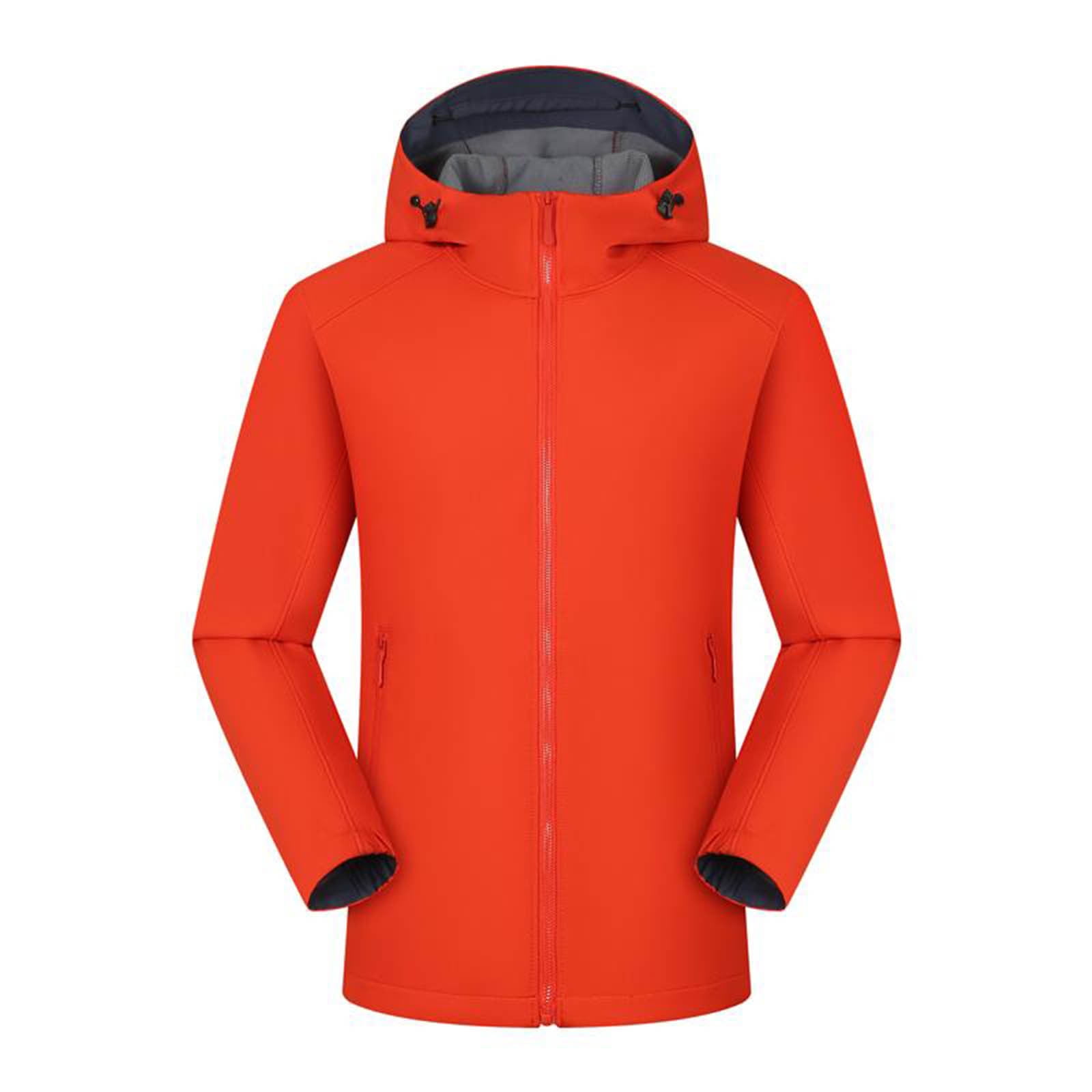 LNWUY Men's Lightweight Softshell Jacket, Fleece Lined Hooded Windproof ...