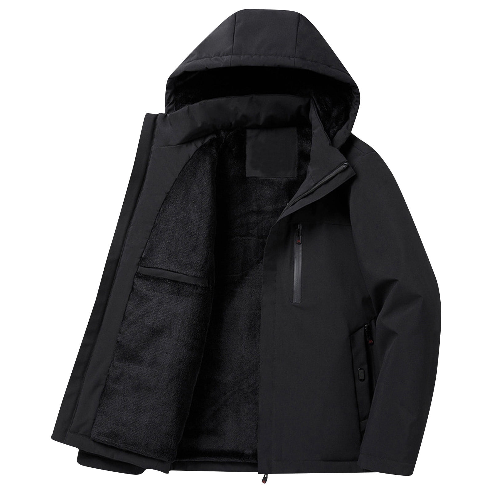 LNWUY Men's Winter Basic Coat Waterproof Warm Ski Snow Jacket Soft ...