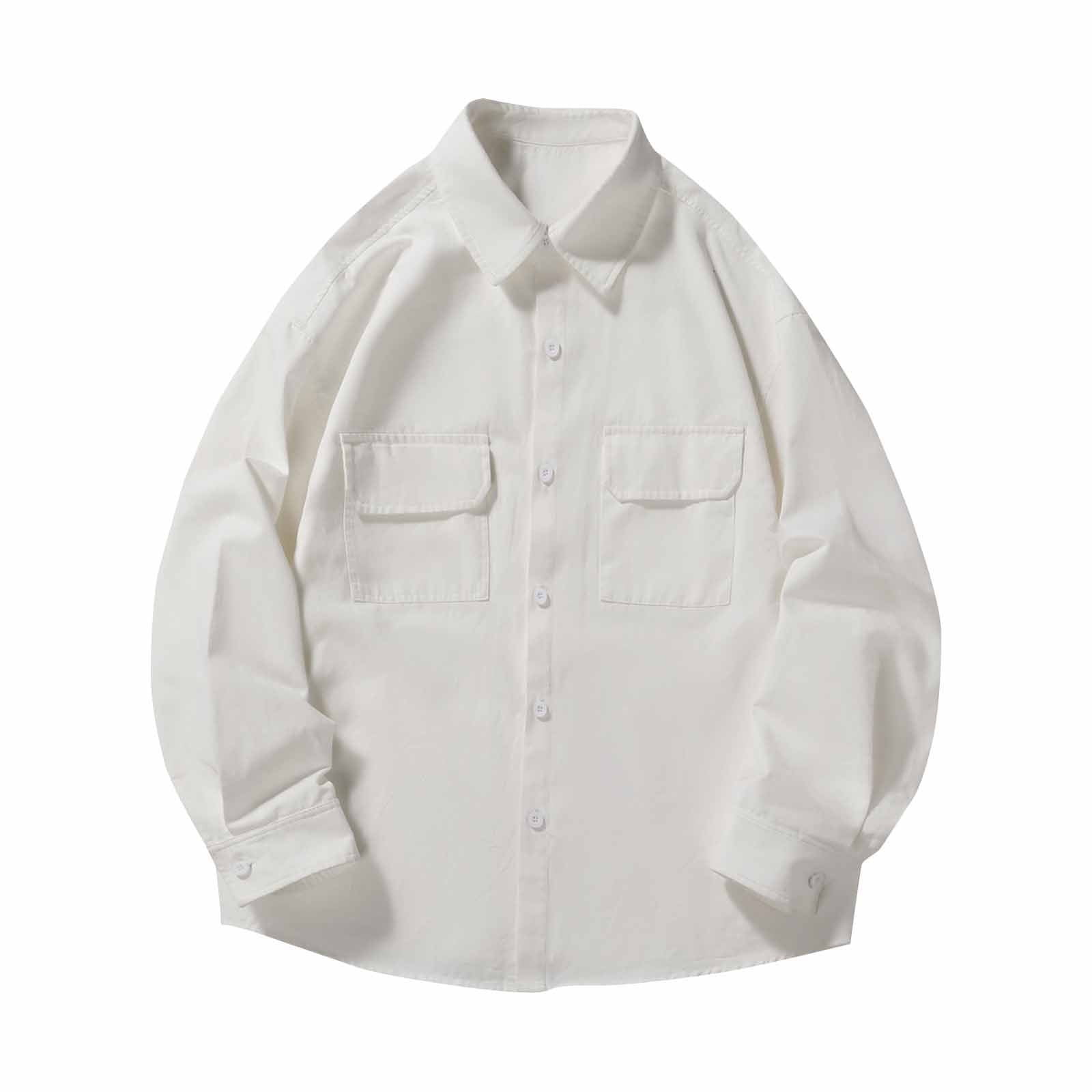 LNWUY Mens Lightweight Button Down Shirt Jacket Casual Jacket Overshirt ...