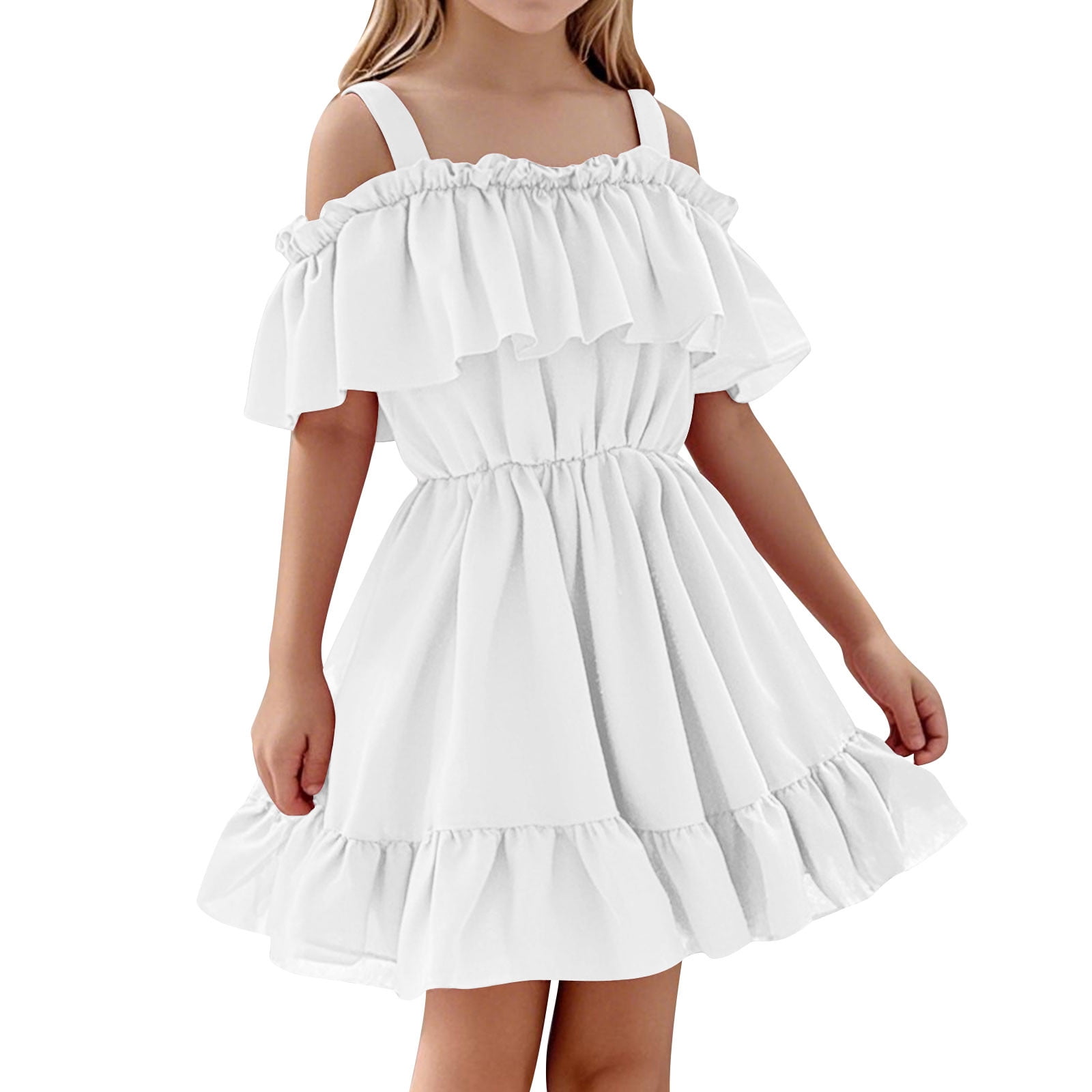 LNWUY Toddler Baby Girls Dress Spring Summer Dresses Toddler Off The ...