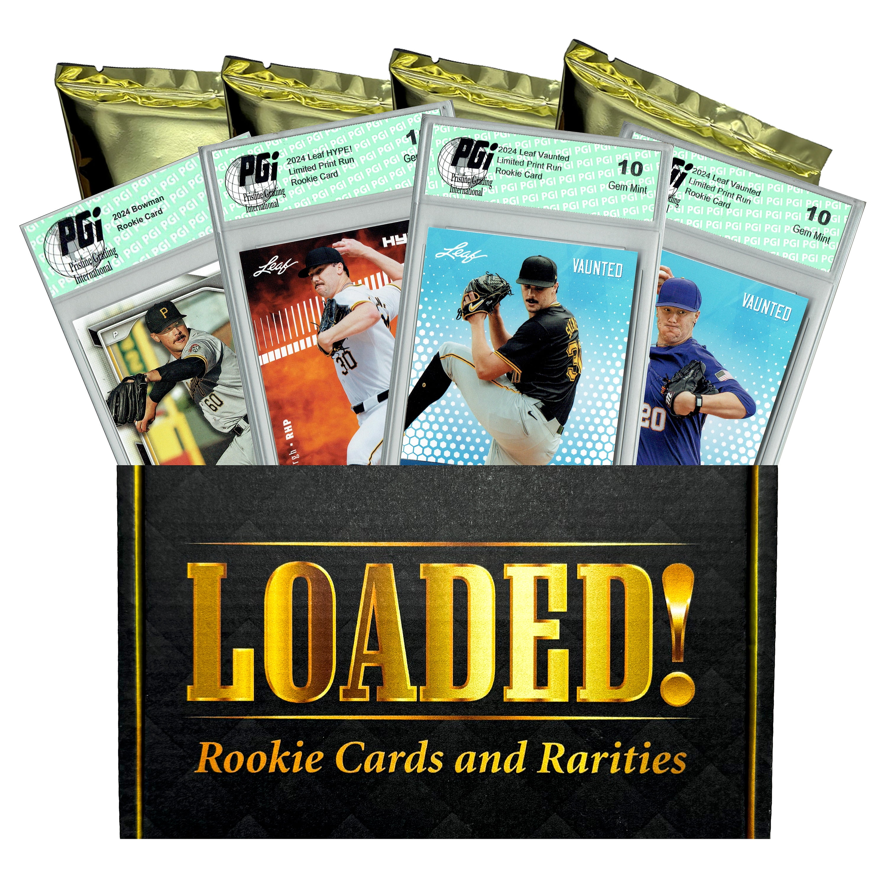 LOADED! All Paul Skenes Baseball Collector's Box: 4 PGI 10 Rookie Cards ...