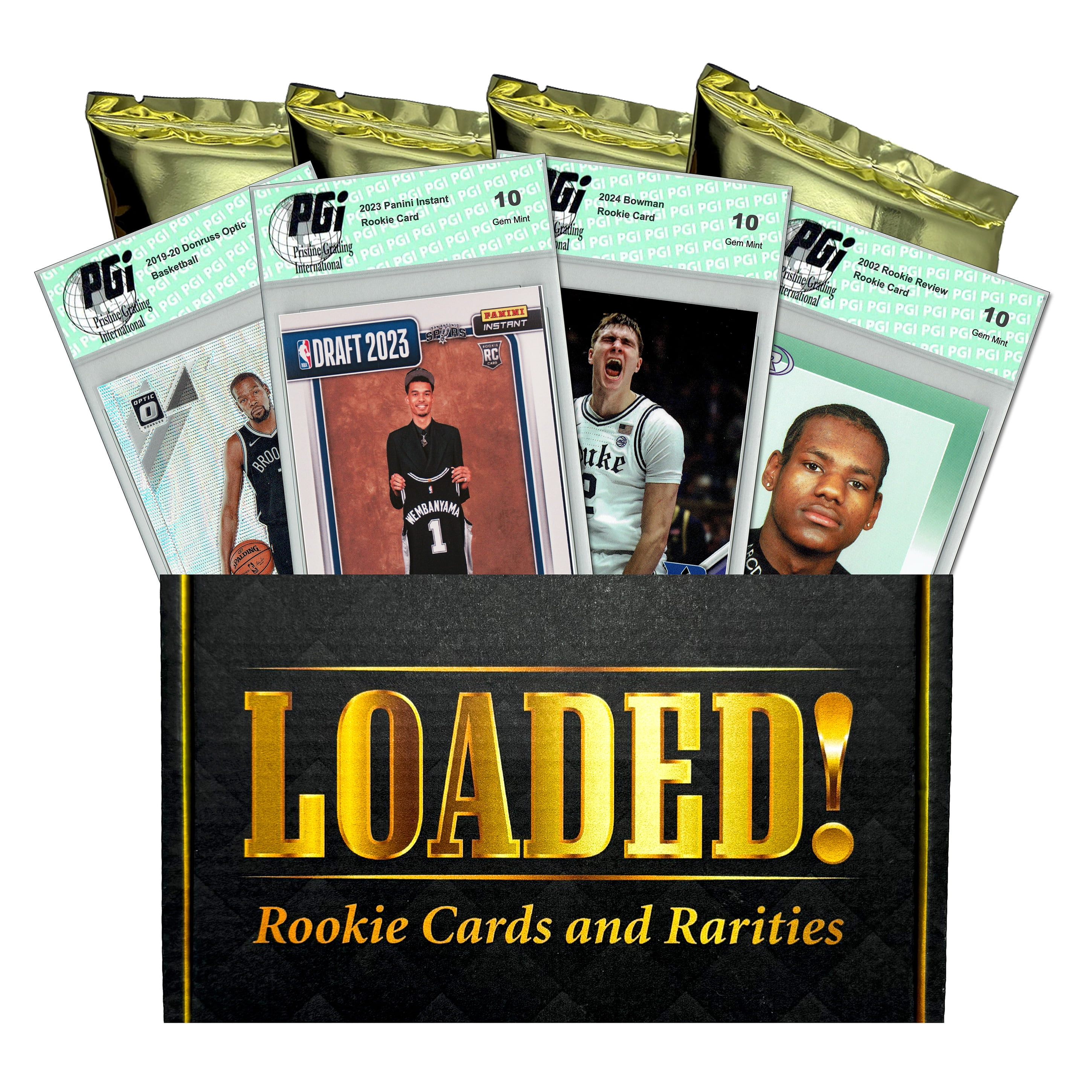 LOADED! Basketball Collector's Box: 4 PGI 10 Rookie Cards & Rarities ...