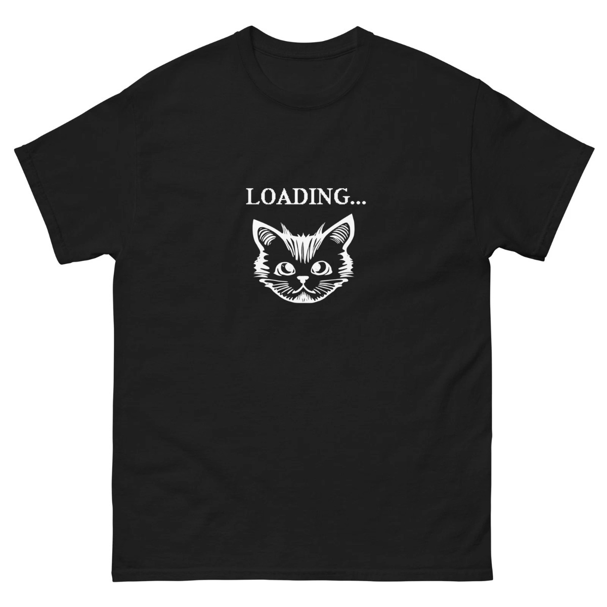 LOADING CAT - Funny Tech Meme T-Shirt for Gamers & Programmers ...