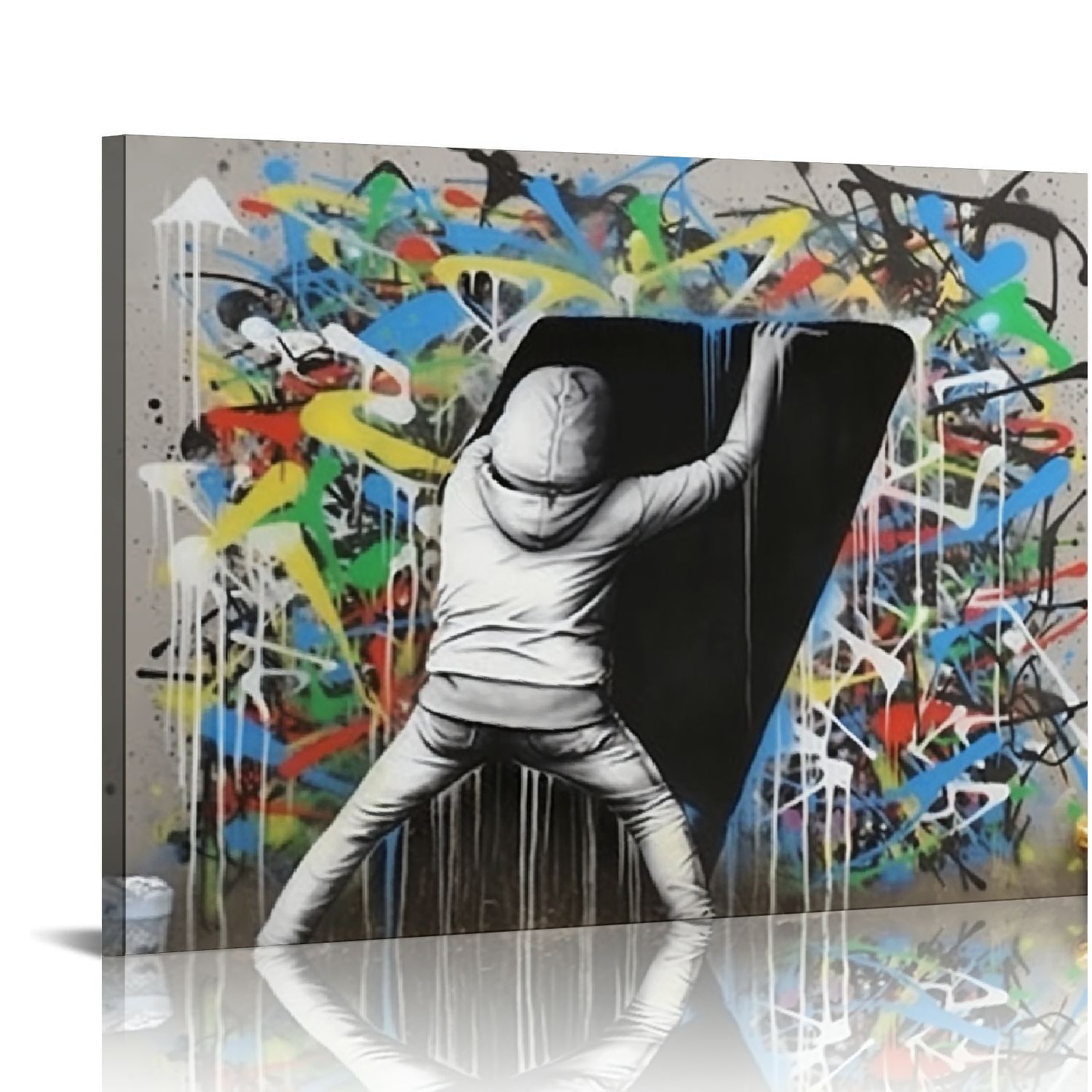 LOARTVE Banksy Wall Art Classic Street Graffiti Prints Abstract ...