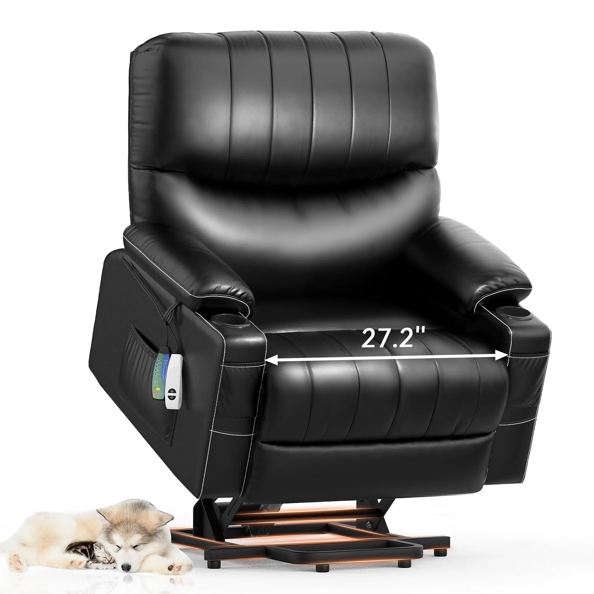 LOBERFVE Large Lift Chair, Oversized Power Lift Recliner Chair for ...
